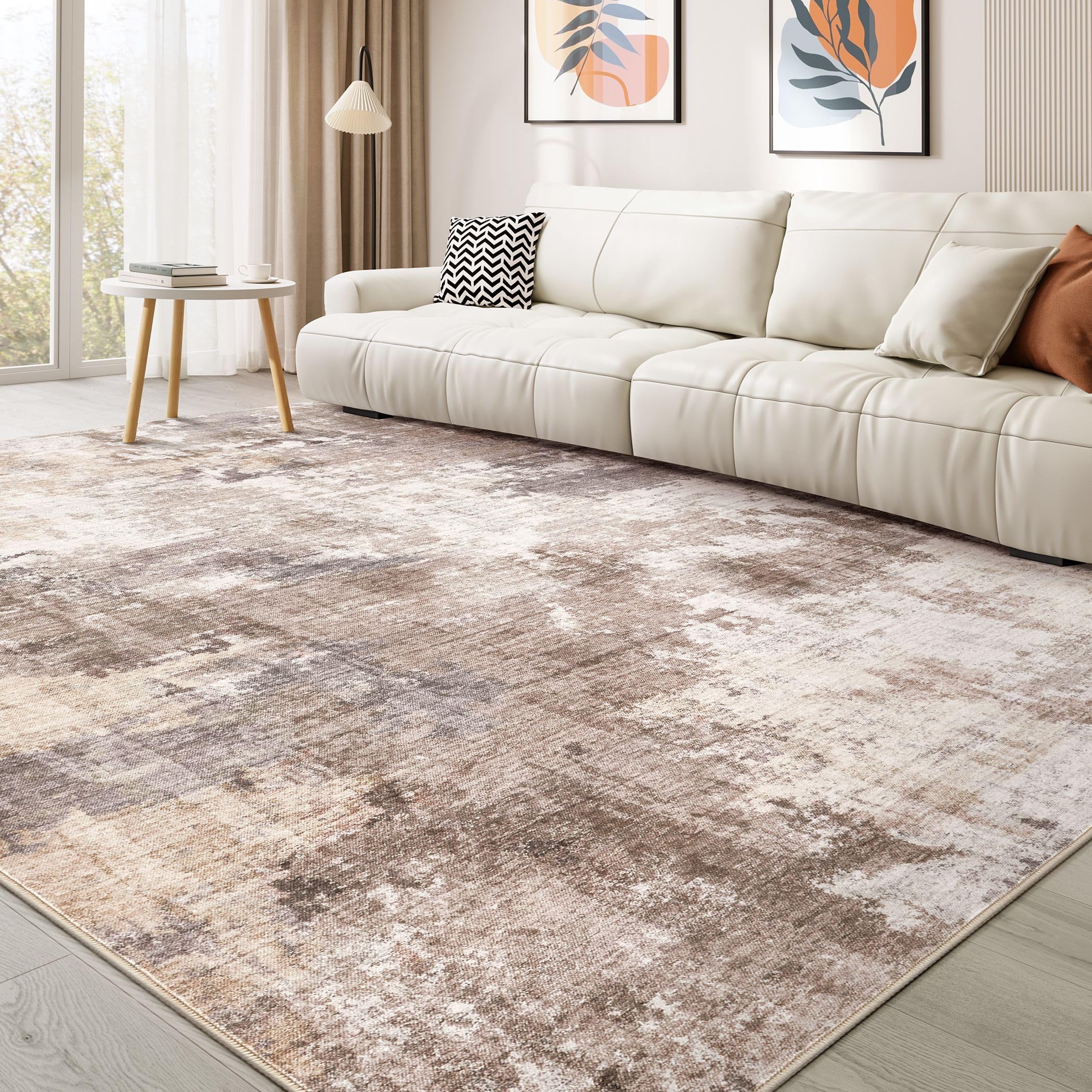 Amazon.com: TARANCH Washable Rug 10x14 Area Rugs: Modern Abstract ...
