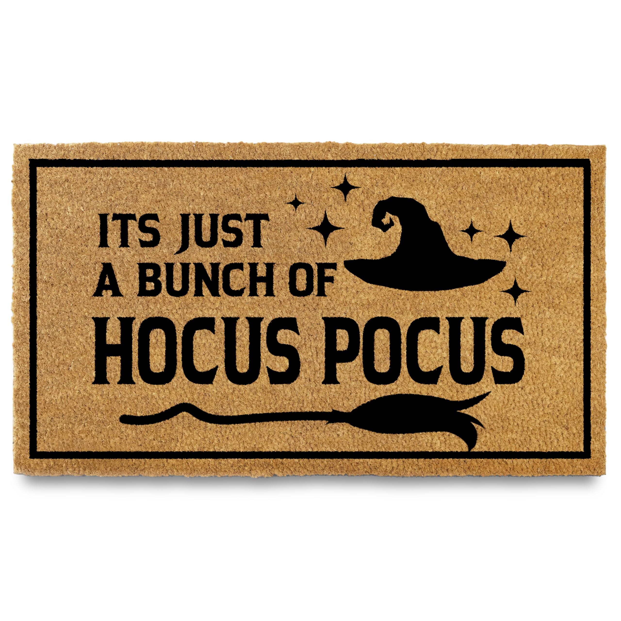 Snapklik.com : Hocus Pocus Door Mat Outdoor 30x17 Inch