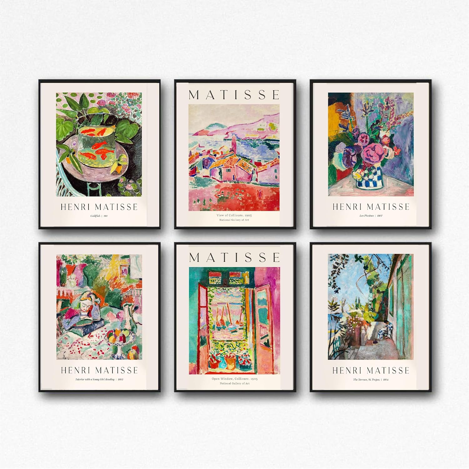 Amazon.com: Matisse Poster Matisse Wall Art Prints Framed Large ...