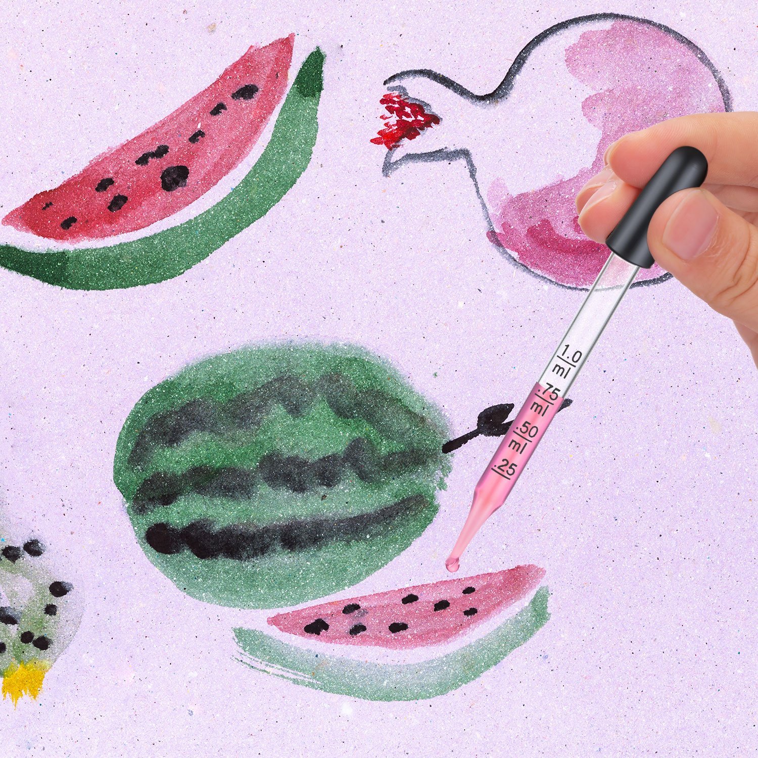 Snapklik.com : Glass Liquid Droppers, 1 Ml Essential Oil Dropper ...