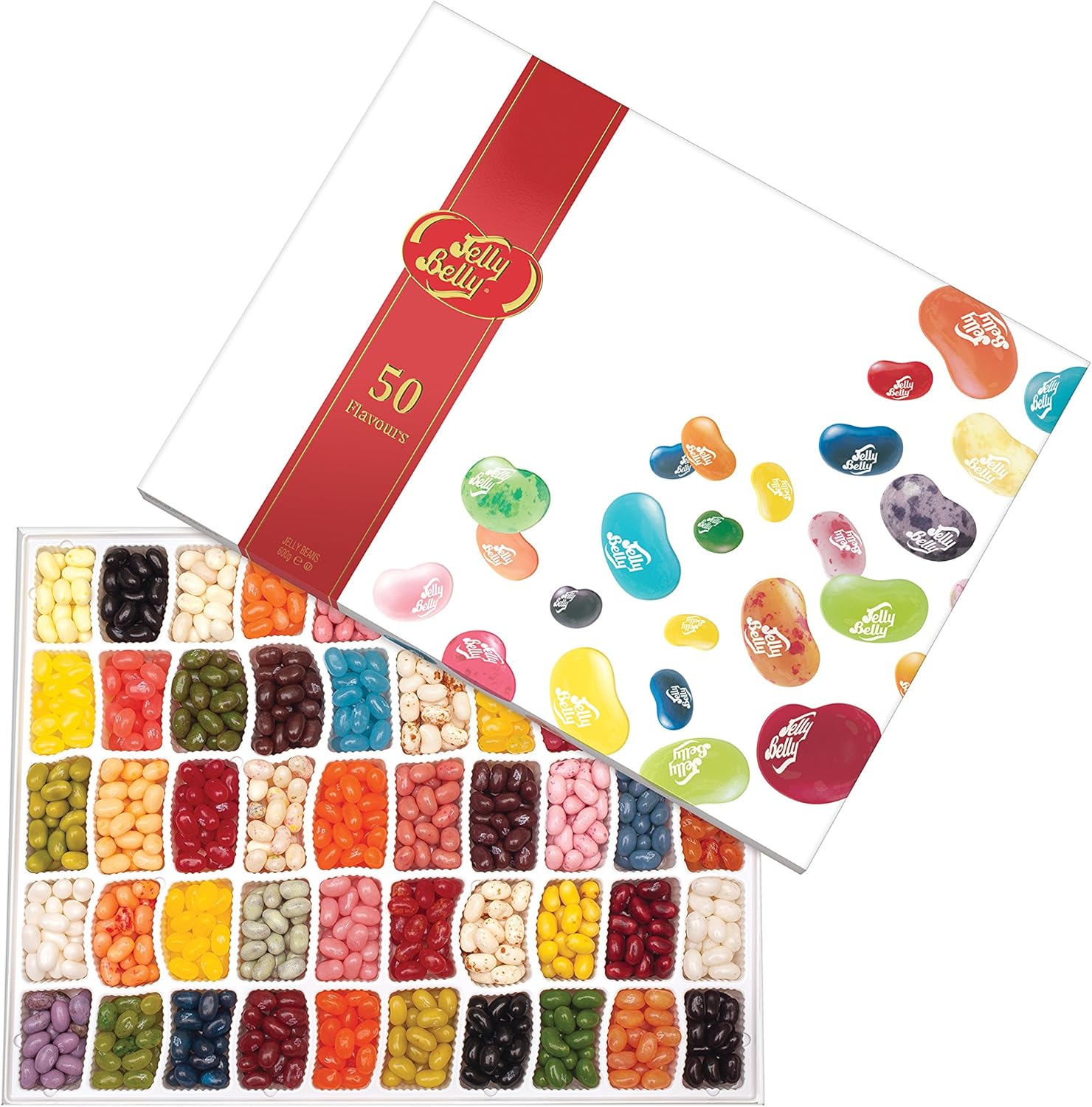 Jelly Belly, Jelly Bean Gift Box - 600g 50 Flavours : Amazon.co.uk: Grocery