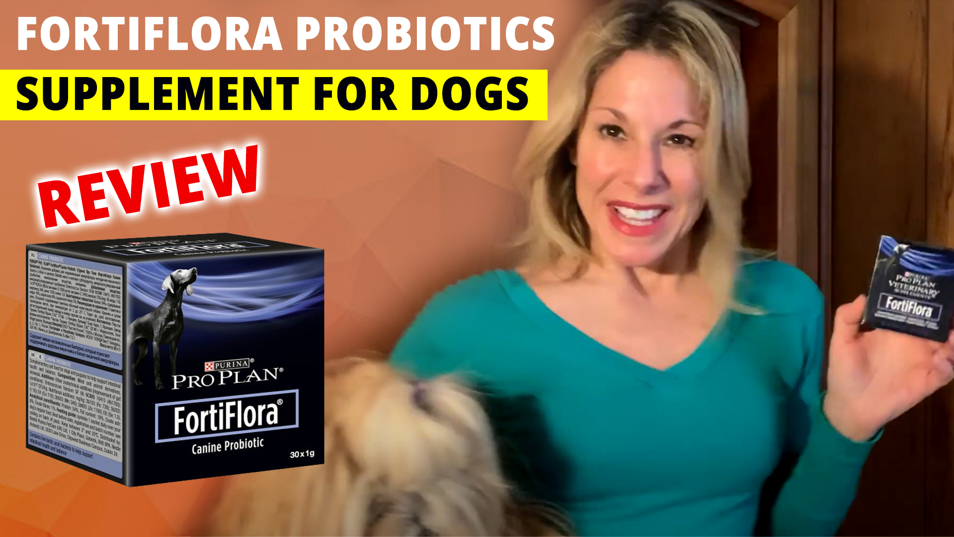 Watch Purina FortiFlora Probiotics for Dogs - Review on Amazon Live