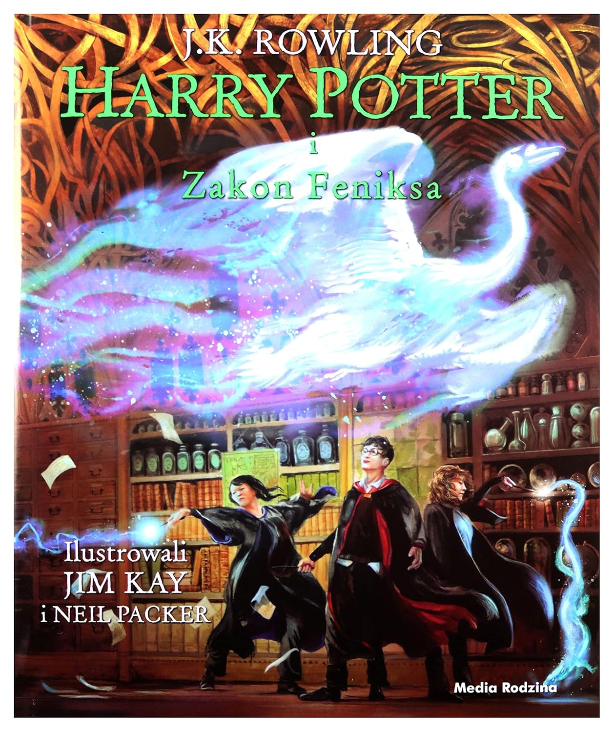 Harry Potter i Zakon Feniksa wydanie ilustrowane: 9788382651836: Books ...