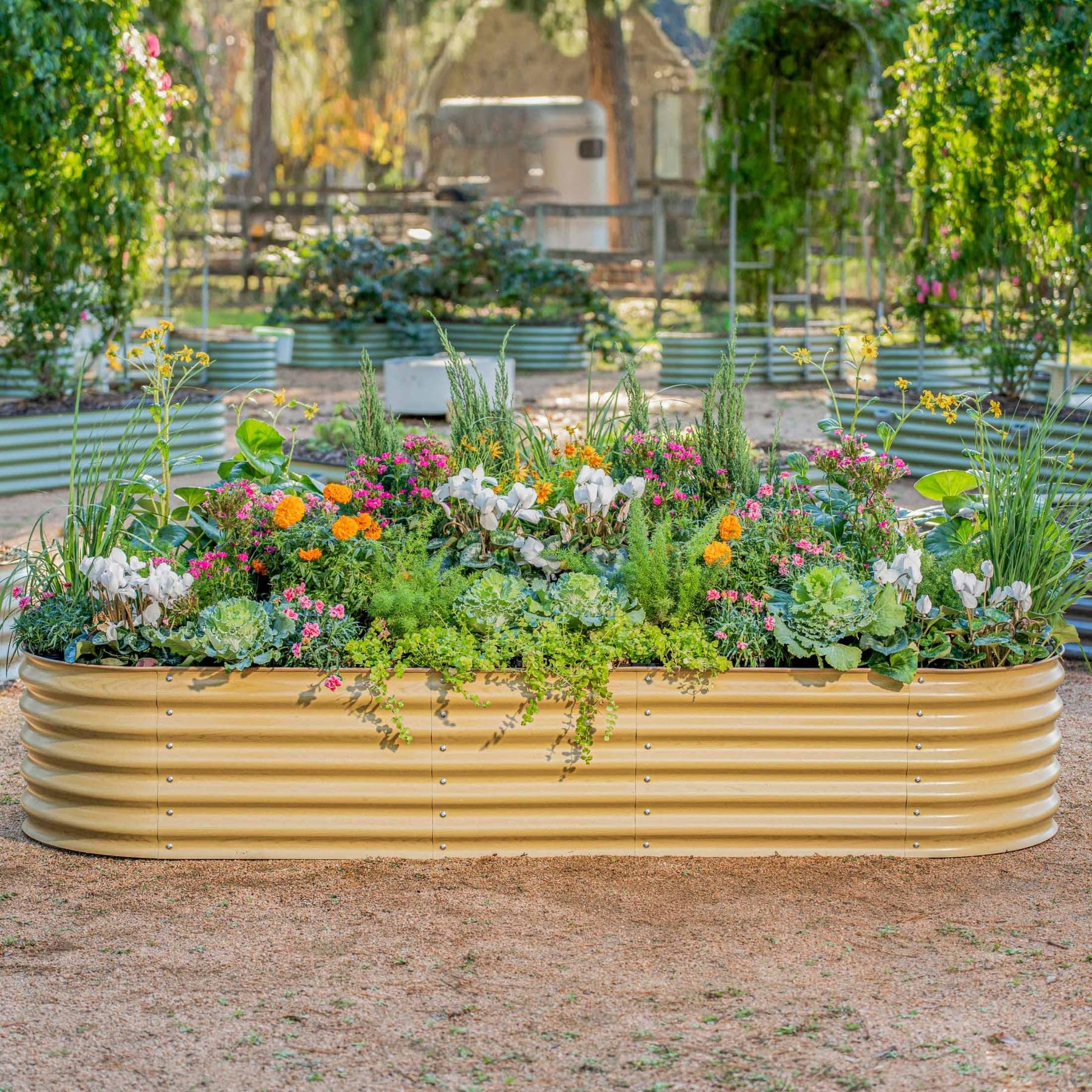 Snapklik.com : Vego Garden Raised Garden Bed Kits, 17" Tall 9 In 1 8ft ...