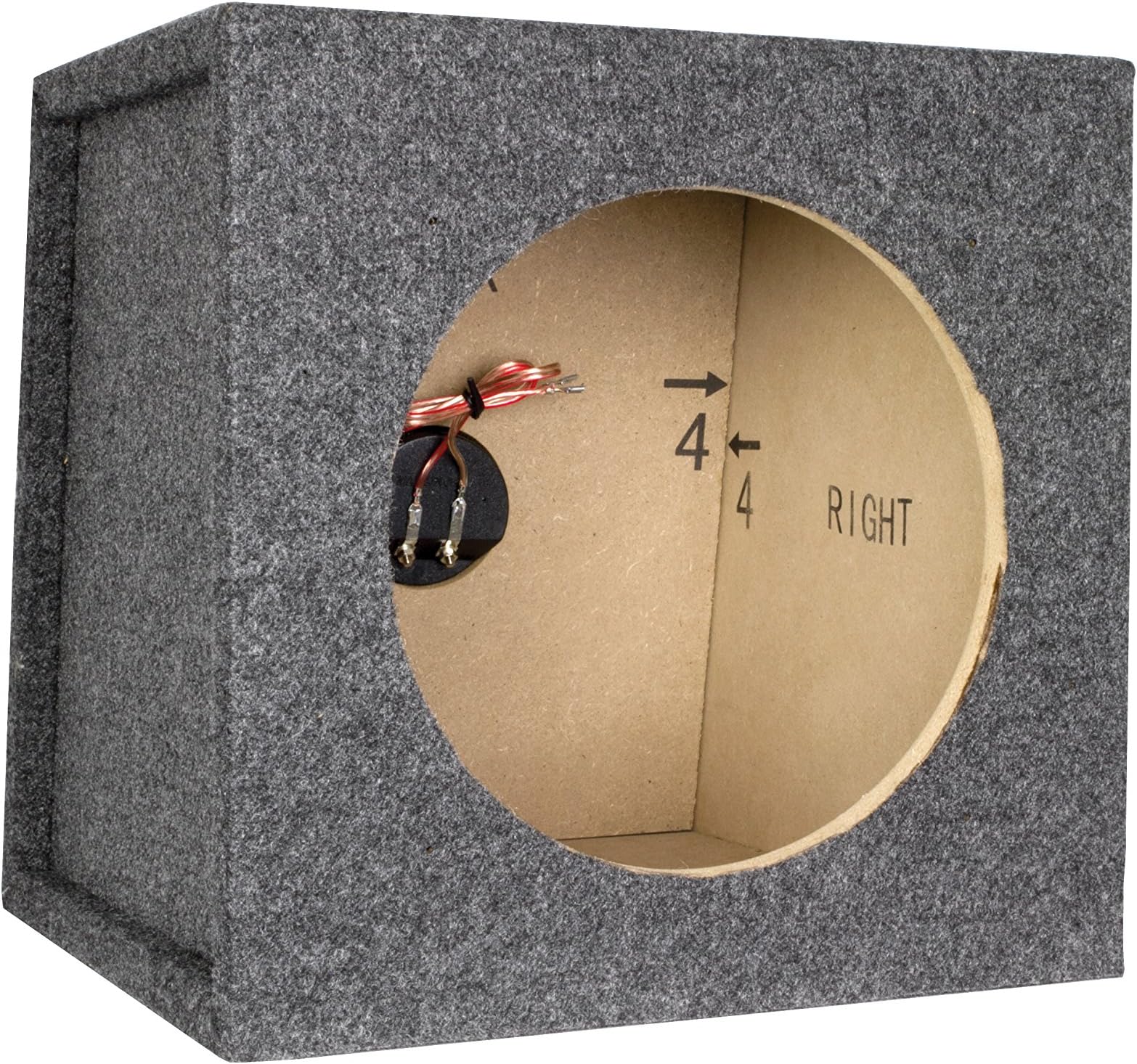 Amazon.com: QPower 10 Inch Single Slim Truck Shallow Sealed Subwoofer ...