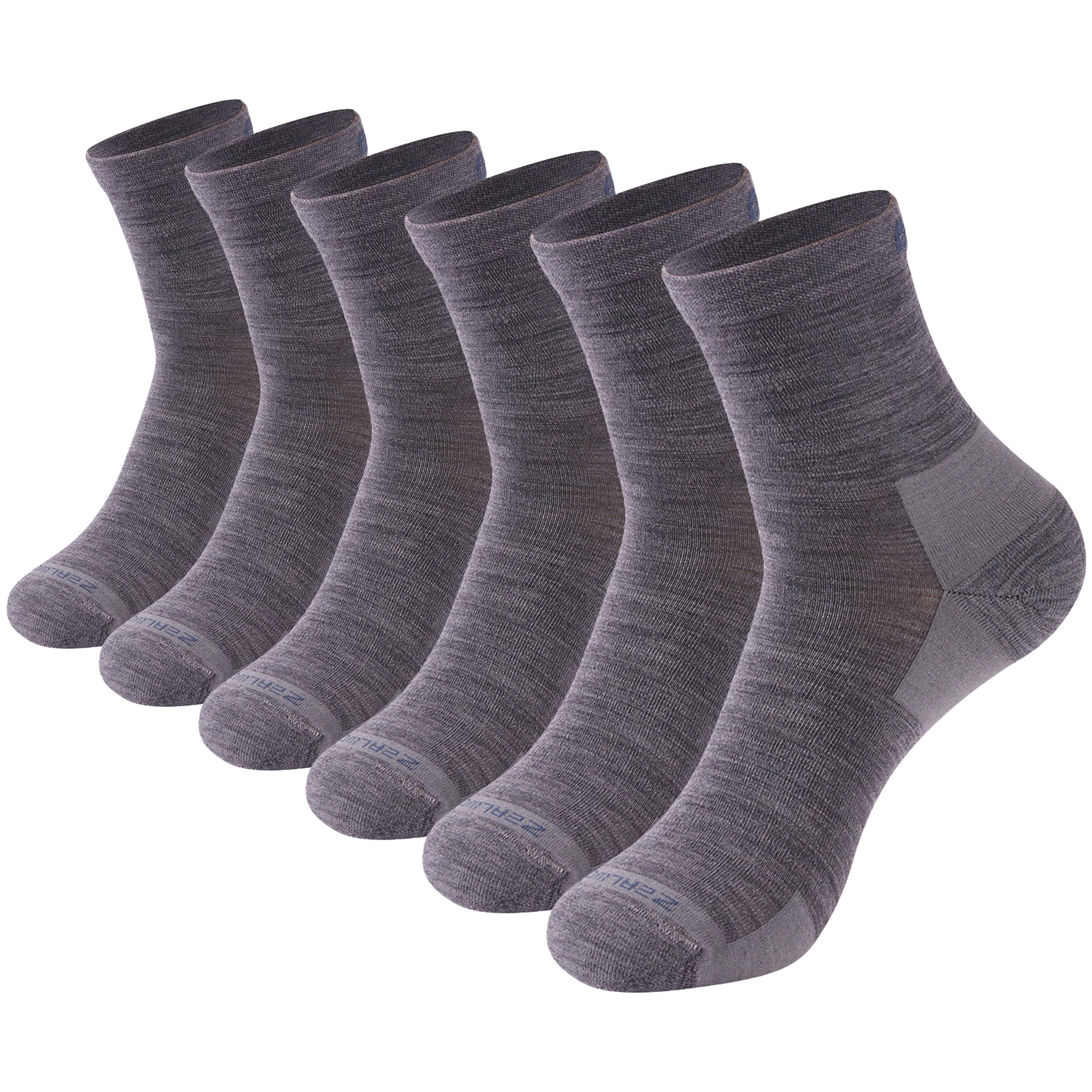 1 x Brand New ZEAL WOOD Crew Socks, Merino Wool Thick Socks Ankle Athl ...