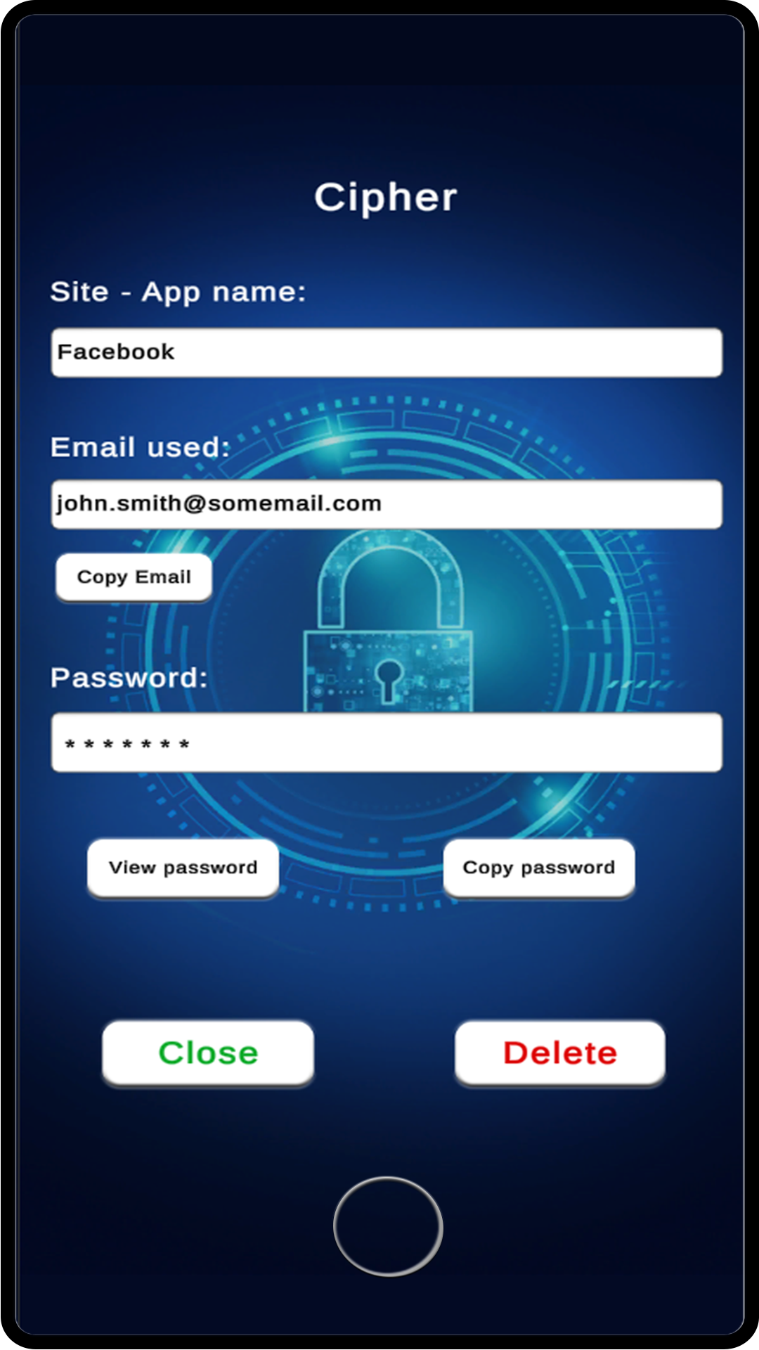 Cyber Cipher Password Manager - App on Amazon Appstore