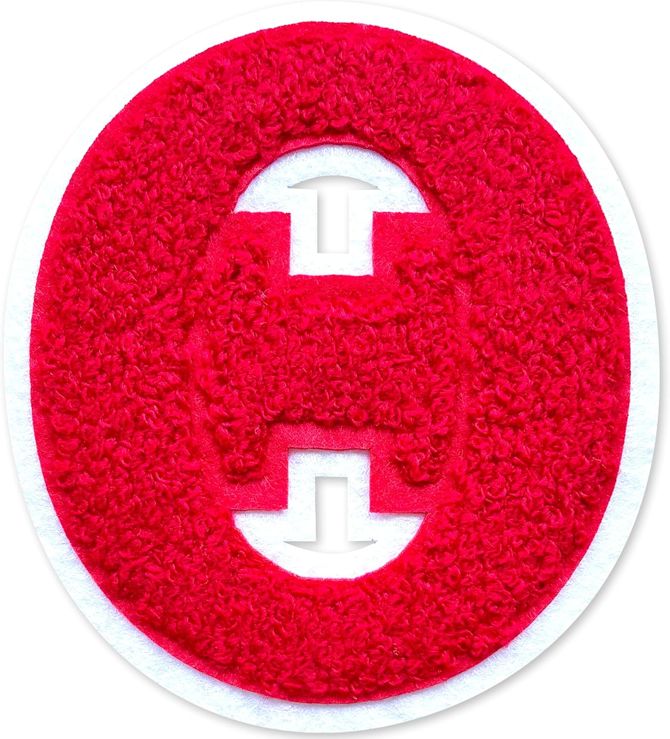 Amazon.com: 4.5" Iron on Greek Letter Patches Red Chenille Greek Letters Sorority Greek Patches ...