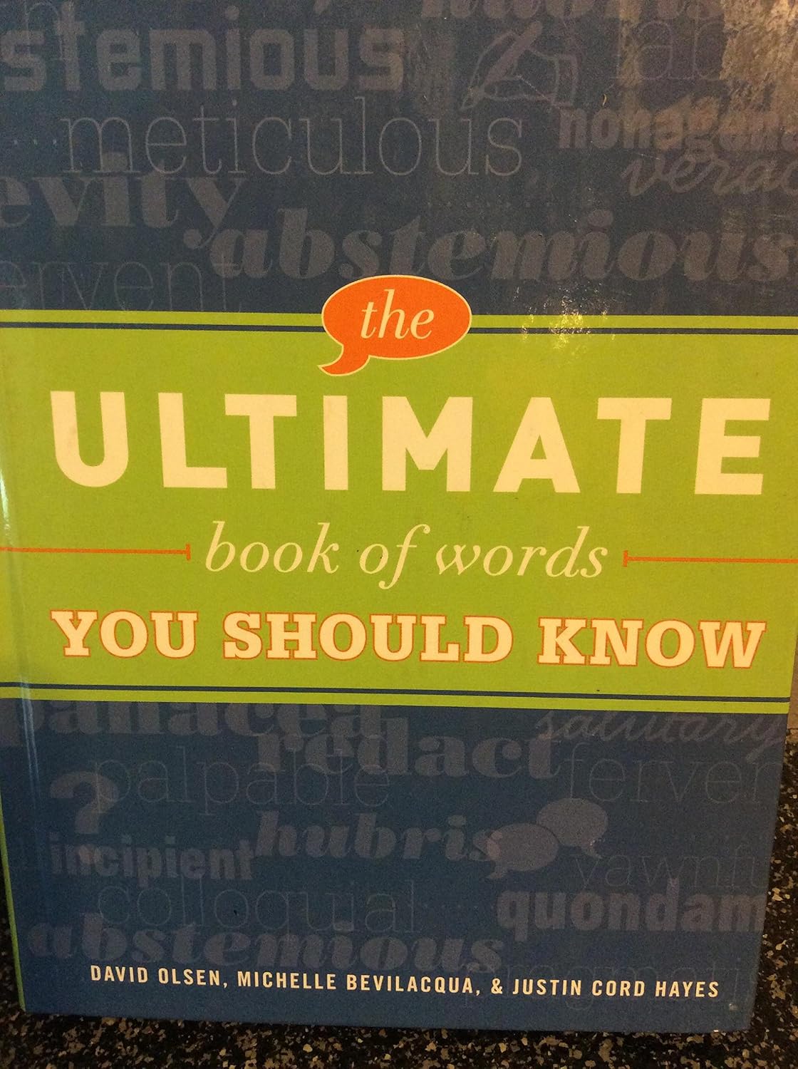 The Ultimate Book of Words You Should Know: David Olsen, Michelle ...
