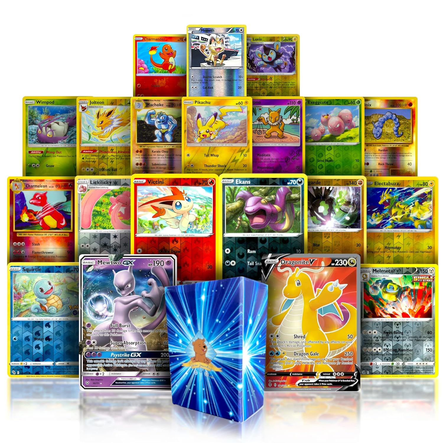 Buy Golden Groundhog 20 Poke Cards | 2 GX, V, OR EX Ultra Rares + 18 ...