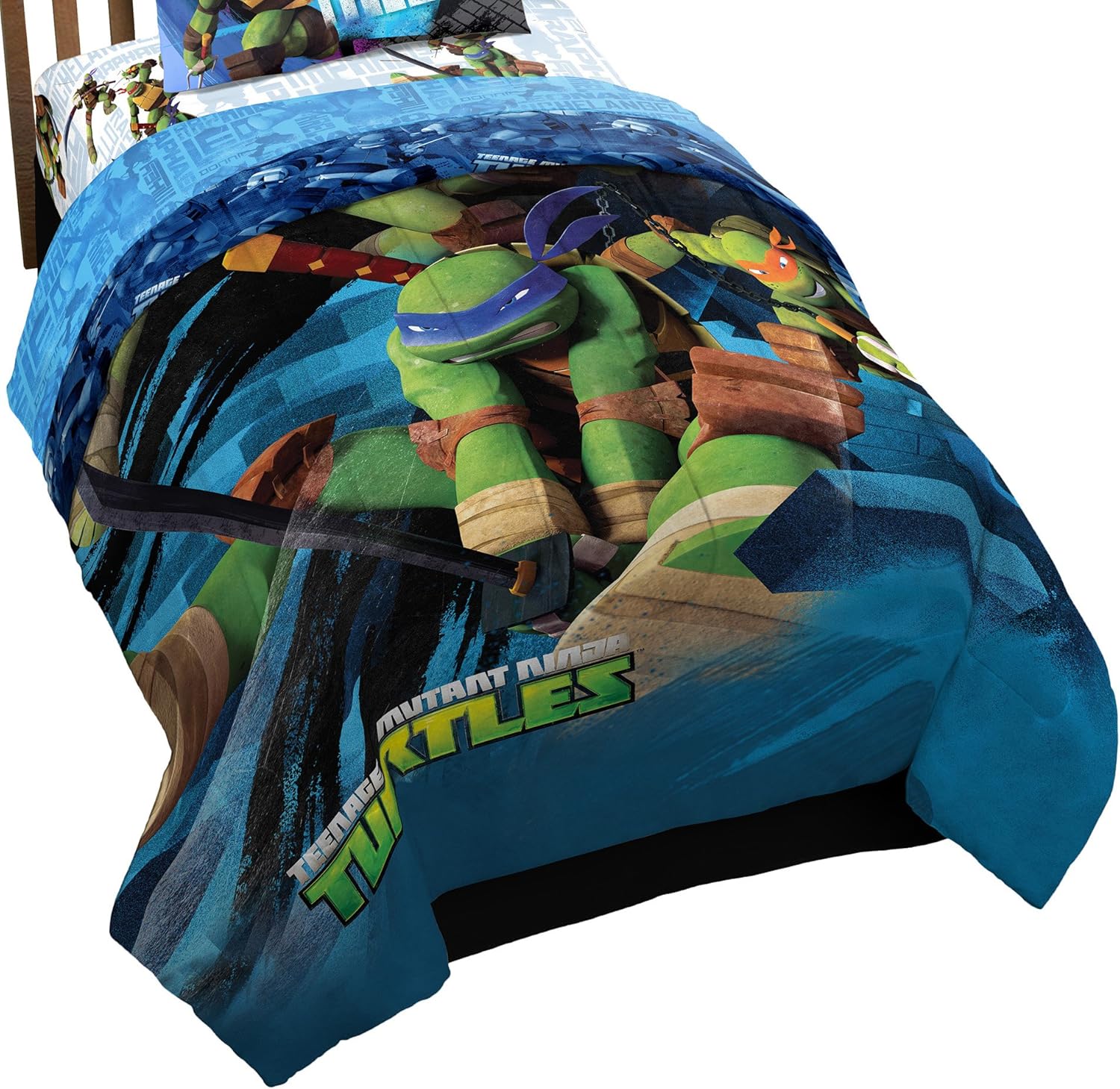 Amazon.com: Nickelodeon Teenage Mutant Ninja Turtles Full Reversible ...