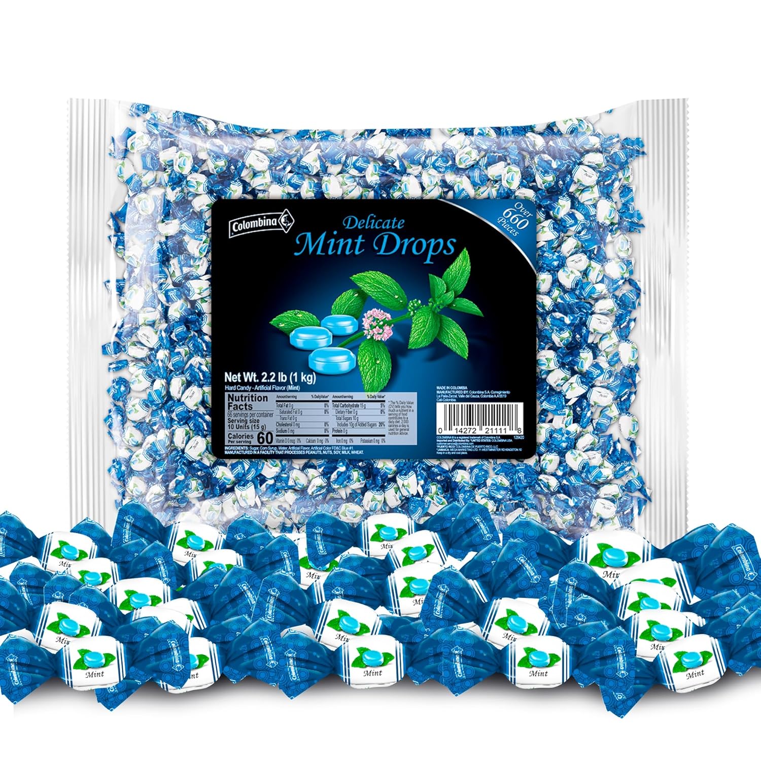 Amazon.com: Colombina Breath Mints Delicate Drops - Over 660 ...