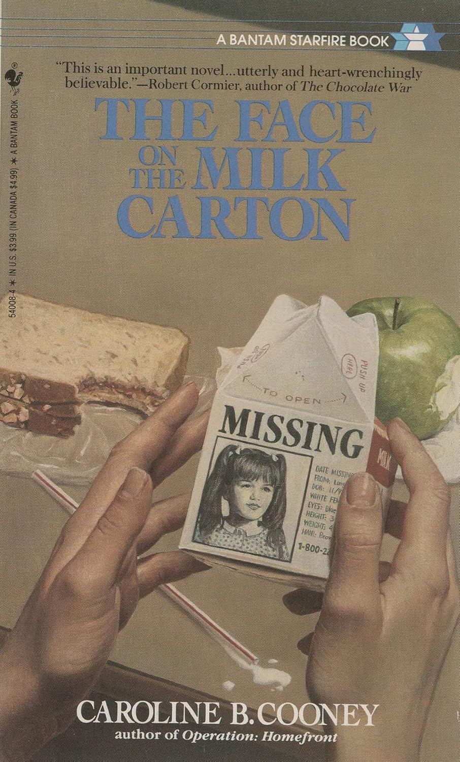 The Face on the Milk Carton: Cooney, Caroline B.: 9780553540086: Amazon ...