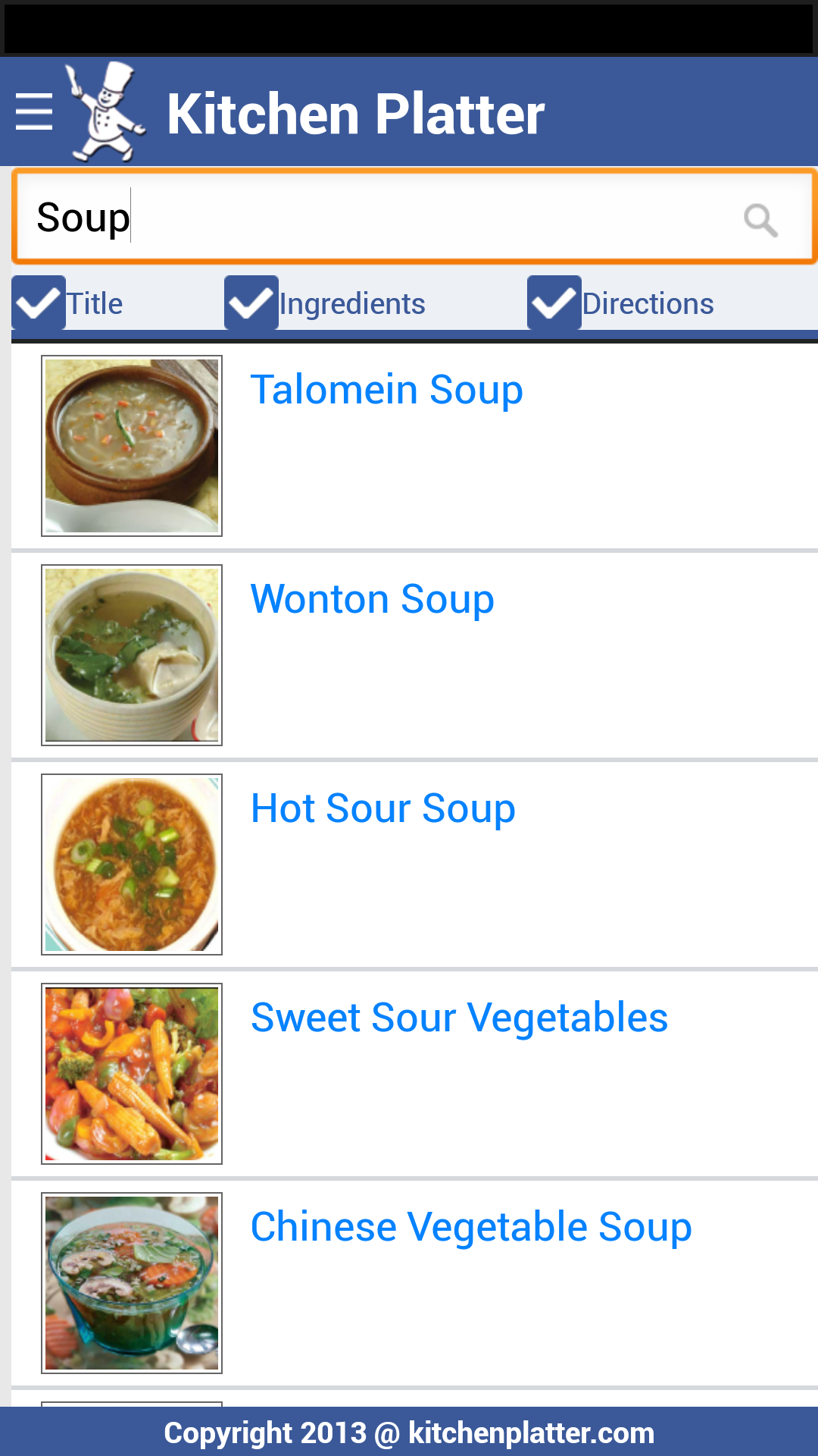 Kitchen Platter - App on Amazon Appstore