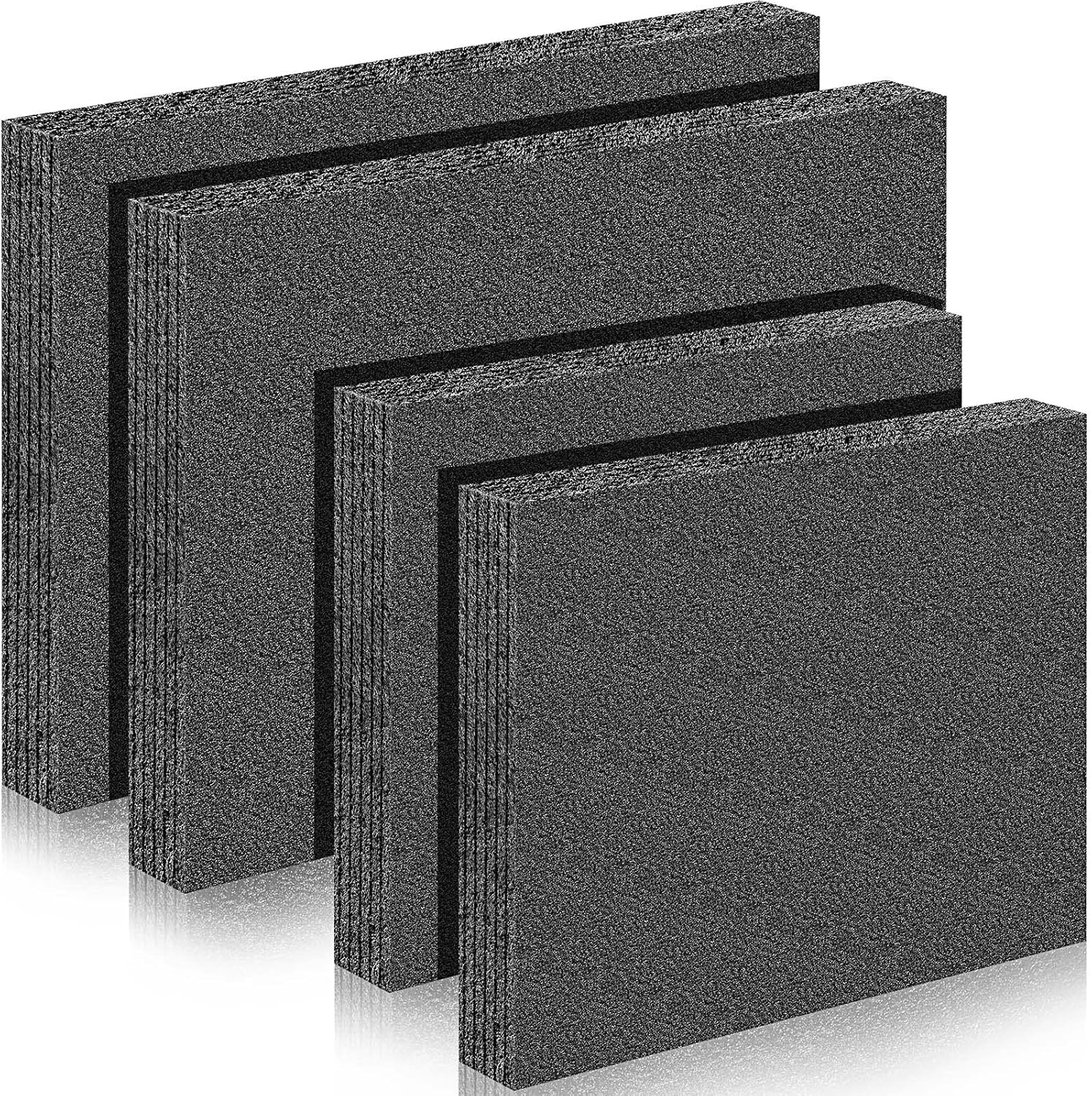 Amazon.com: 4 Pcs Customizable Polyethylene Foam Packing Foam Insert ...