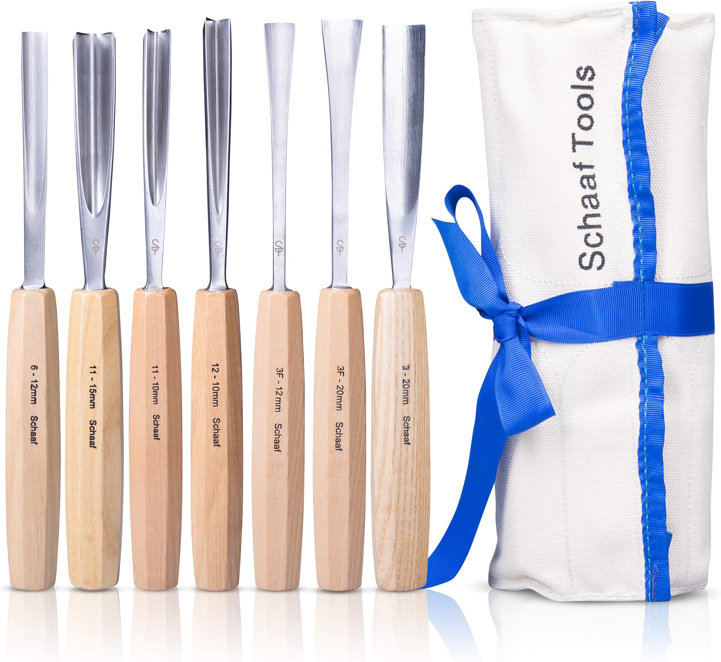 Amazon.com: Chiyuehe Professional Wood Carving Chisel Set - 12 Piece ...