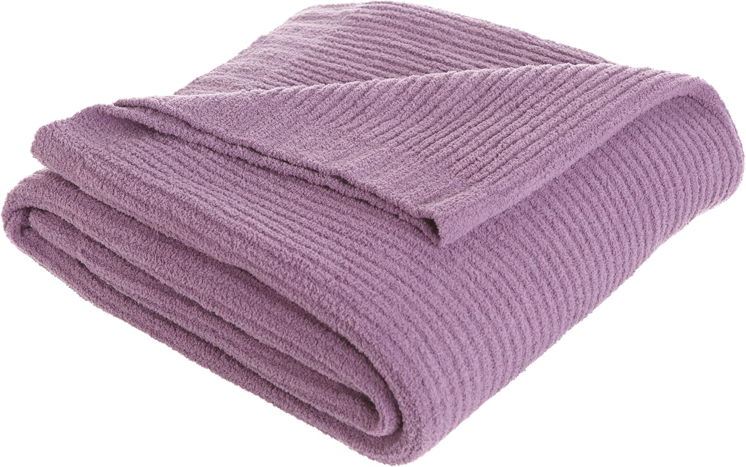 Amazon.com: Bellora Micro Chenille 60 by 60 Throw, Plum : Home & Kitchen