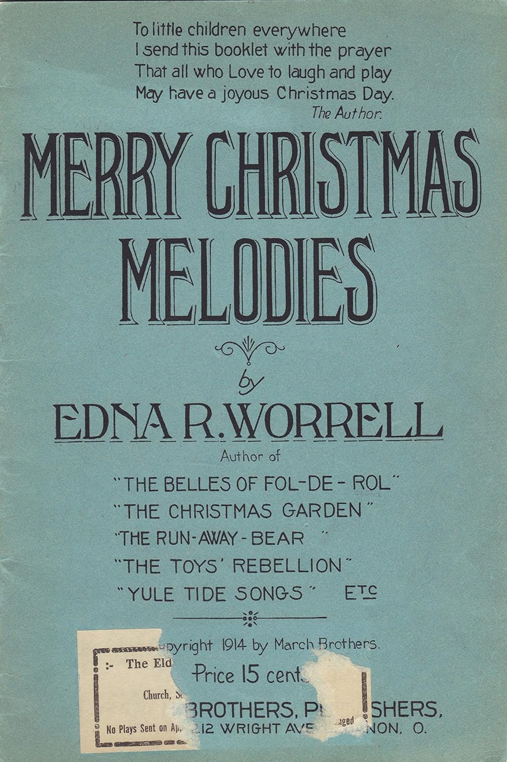 Merry Christmas Melodies (Sheet Music) Includes Be Jolly; Toys March ...