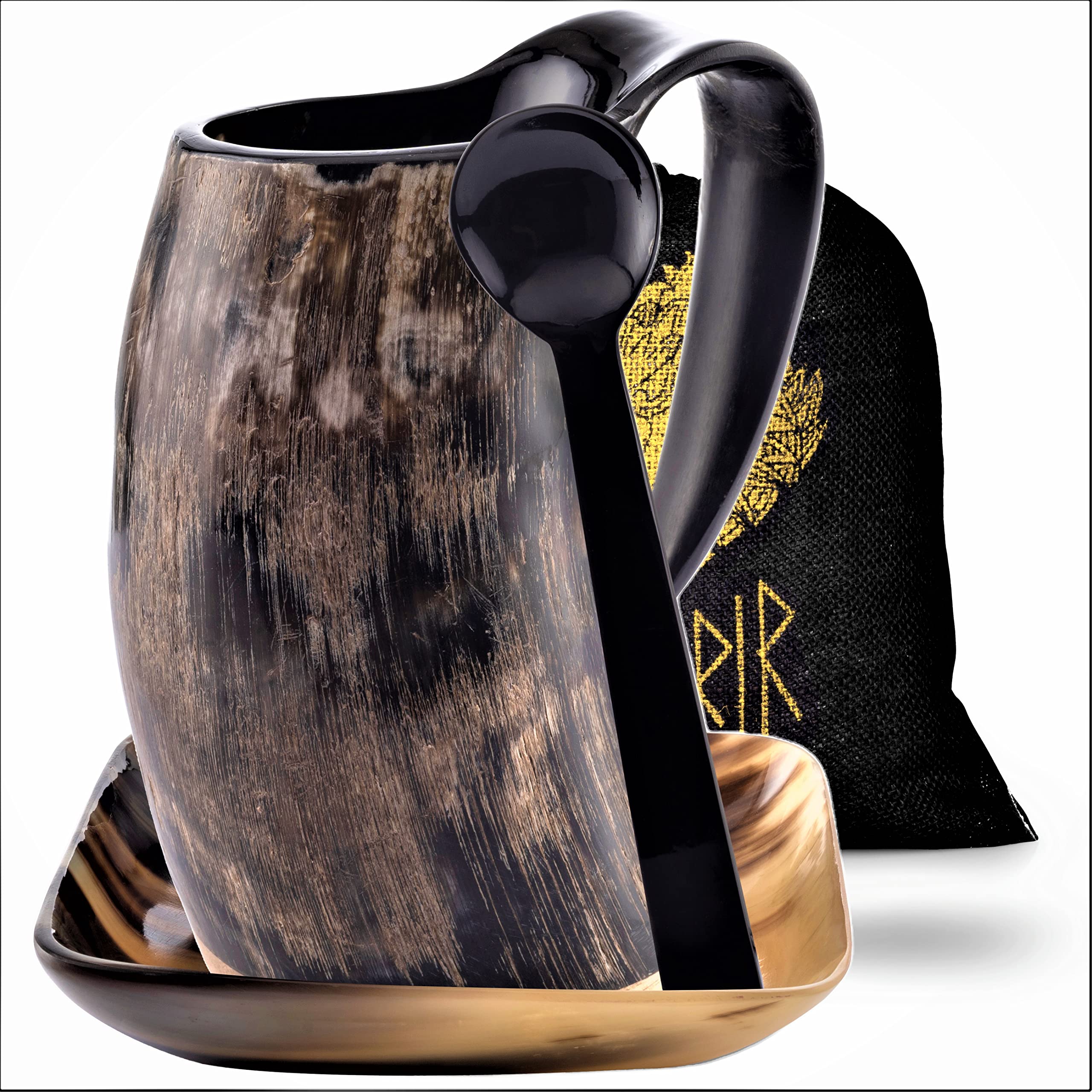 Snapklik.com : FENRIR Viking Drinking Horn Mug 16 Oz Gifts For Men, Dad ...