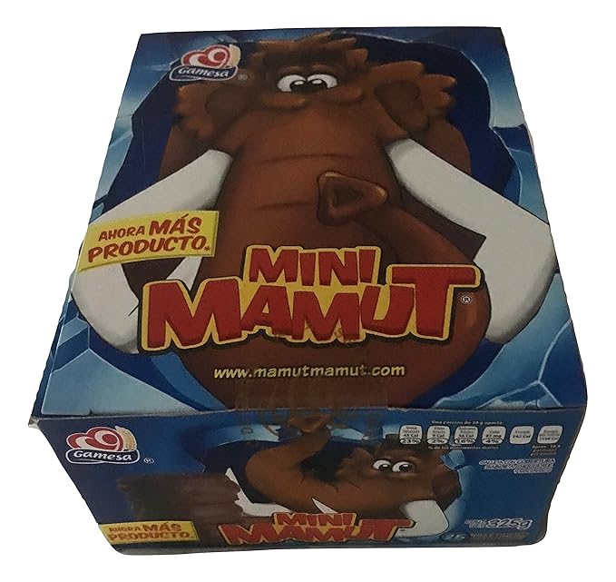 Amazon.com: Gamesa Mini Mamut Marshmallow & Cookie Chocolate Covered ...