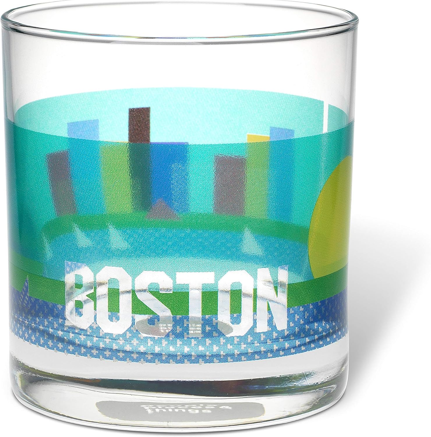 Amazon.com: People, Places & Things Boston Rocks, Glass, Multi
