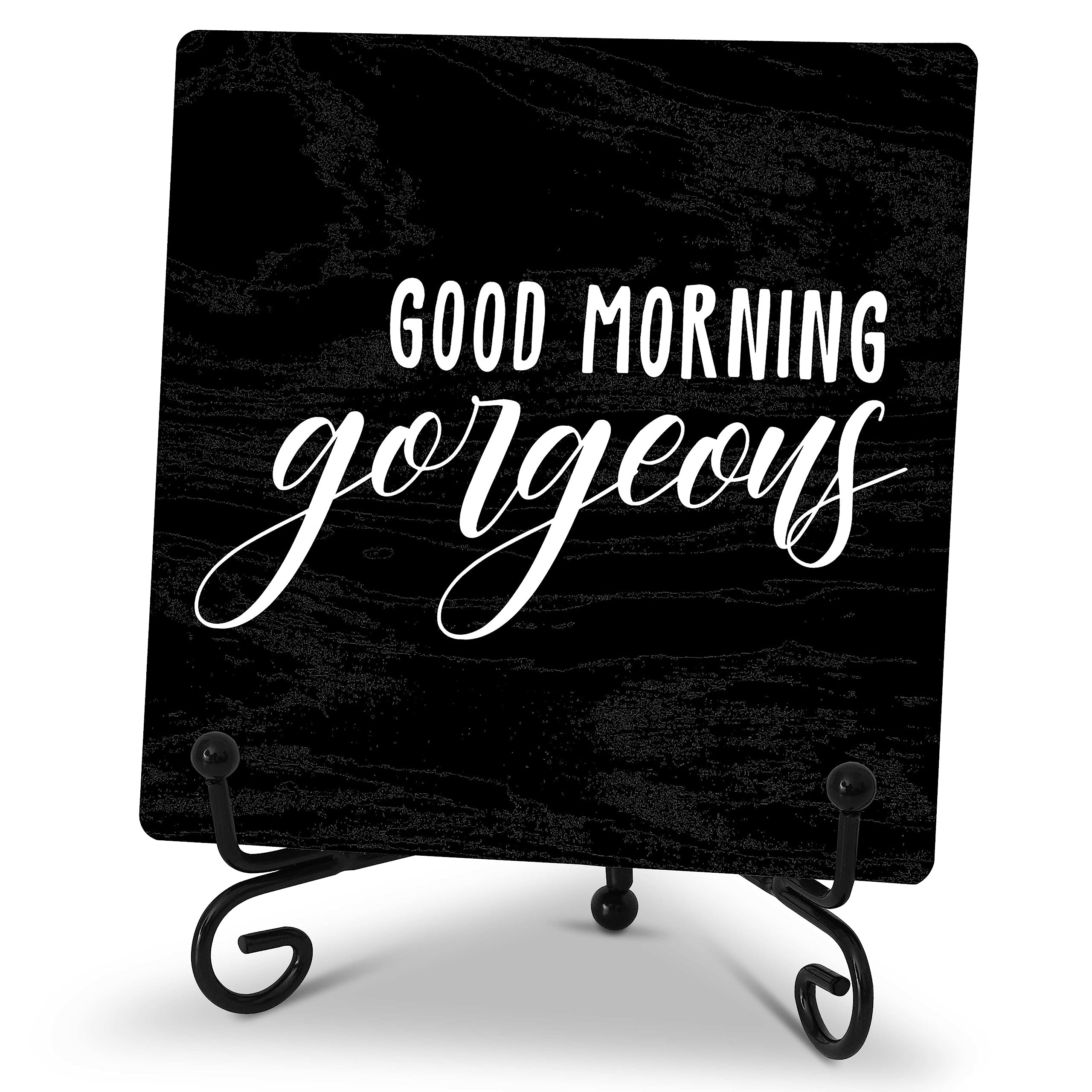 Amazon.com: Good Morining Gorgeous Bathroom Signs Decor, Bathroom Home ...