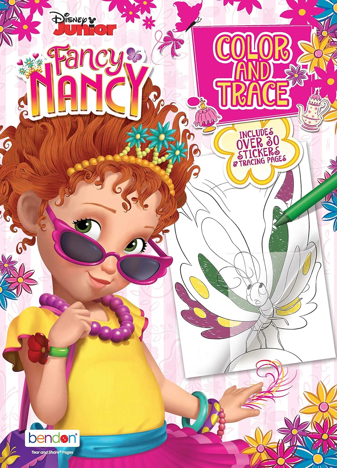 Amazon.com: Fancy Nancy Coloring Book | Fancy Nancy Color and Trace ...