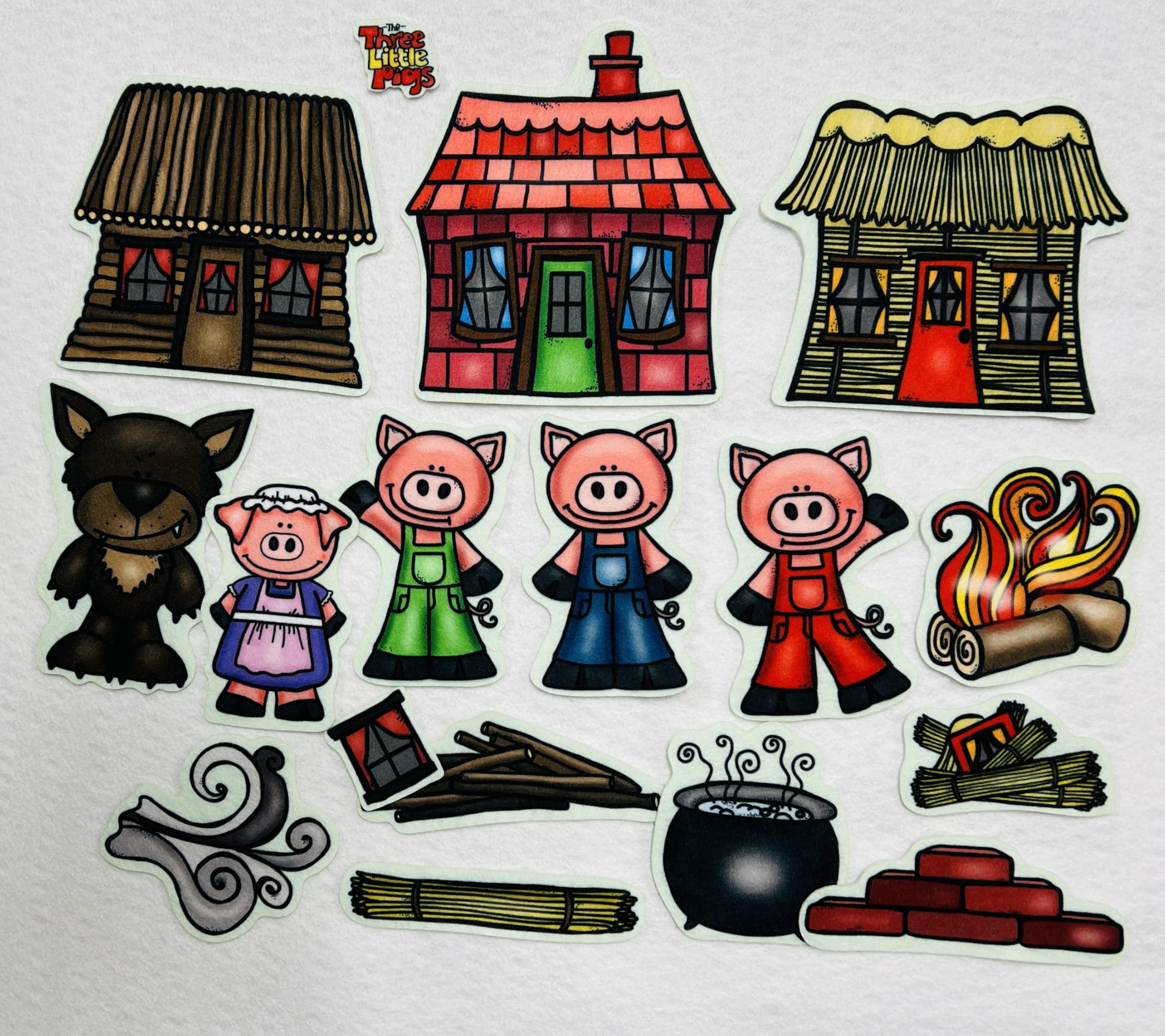 Three Little Pigs Bulletin Board Ideas Cow And Pig Craft Apples