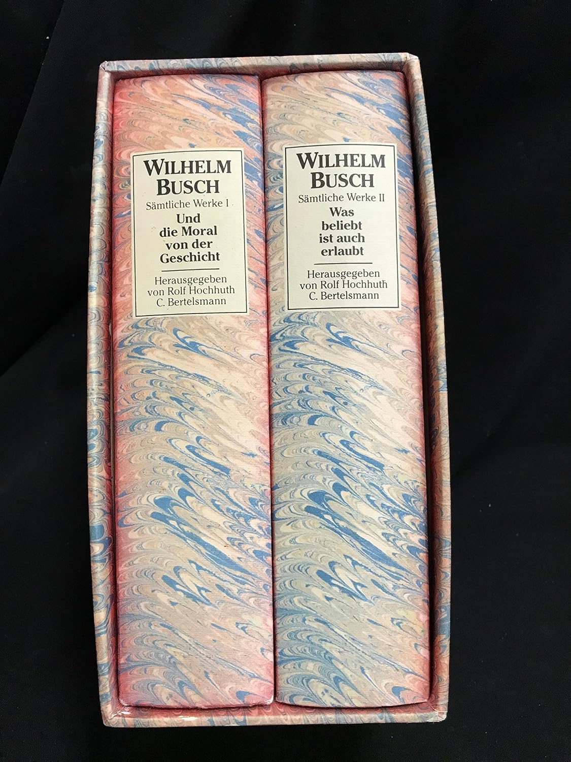 WILHELM BUSCH: SAMTLICHE WERKE I: UND DIE MORAL VON DER GESCHICHT and ...