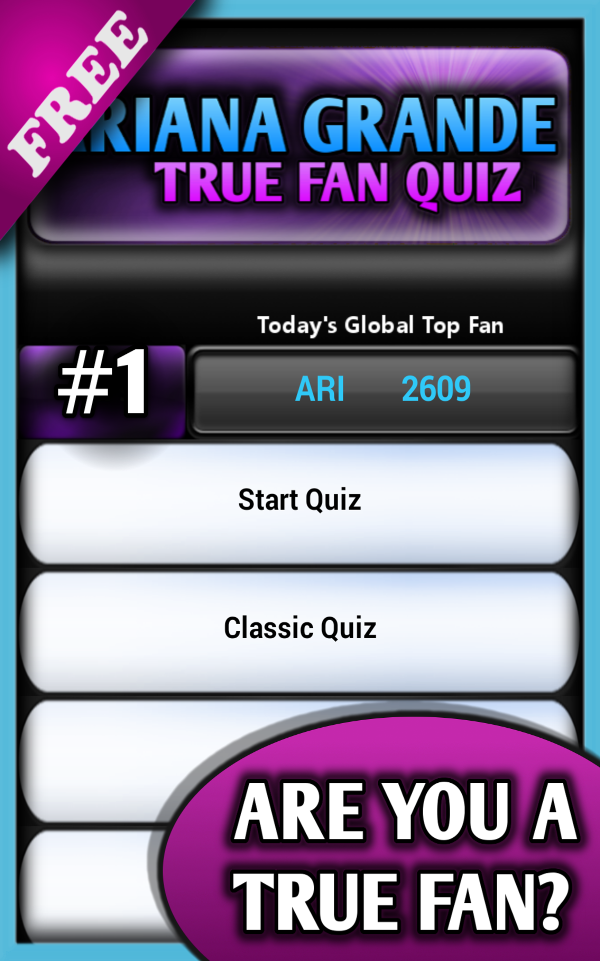 Fan Facts: Ariana Grande Pop Quiz: app su Amazon Appstore
