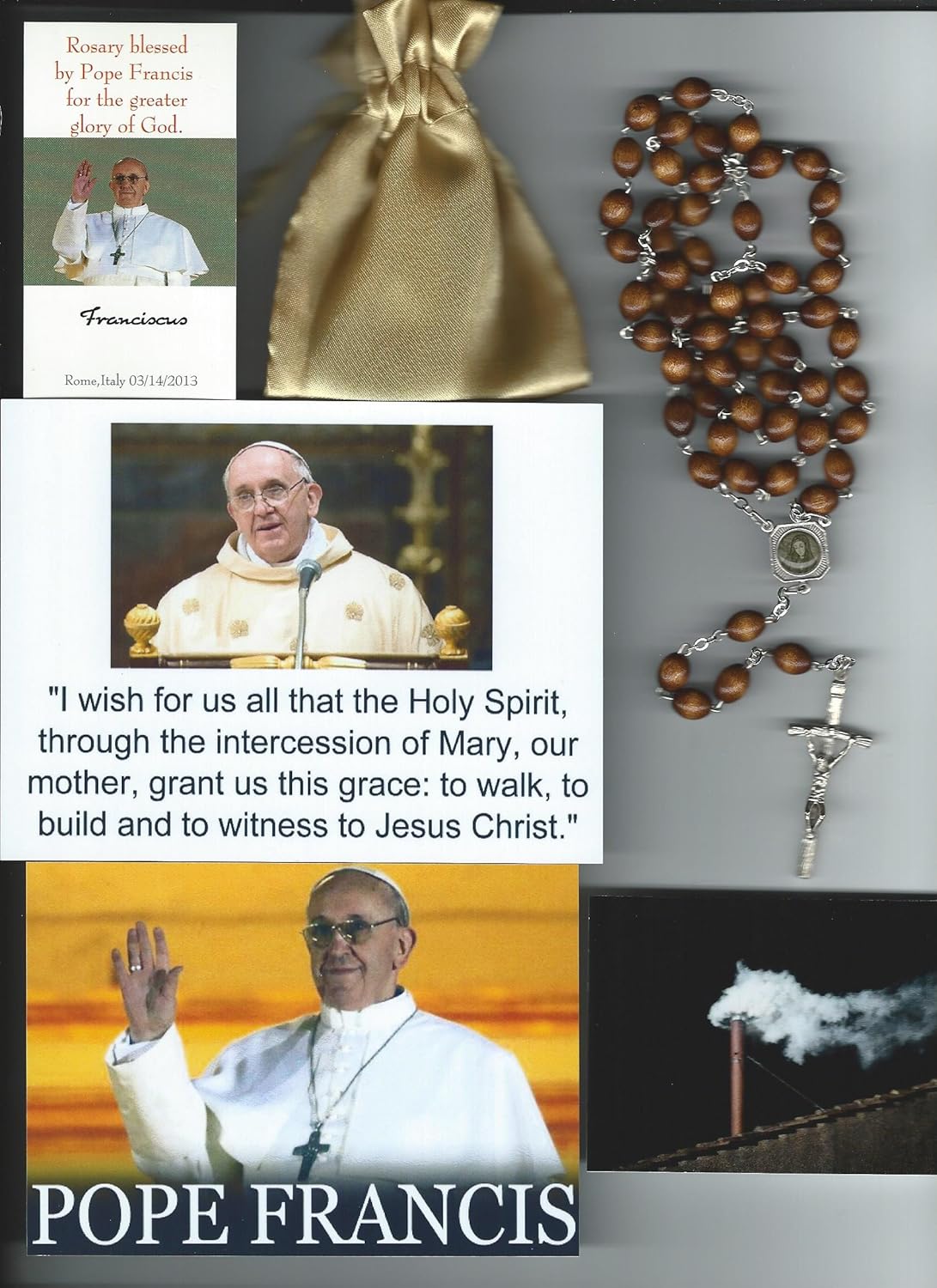 Amazon.com: Saint Mariana de Jesus de Paredes Relic Rosary Blessed by ...