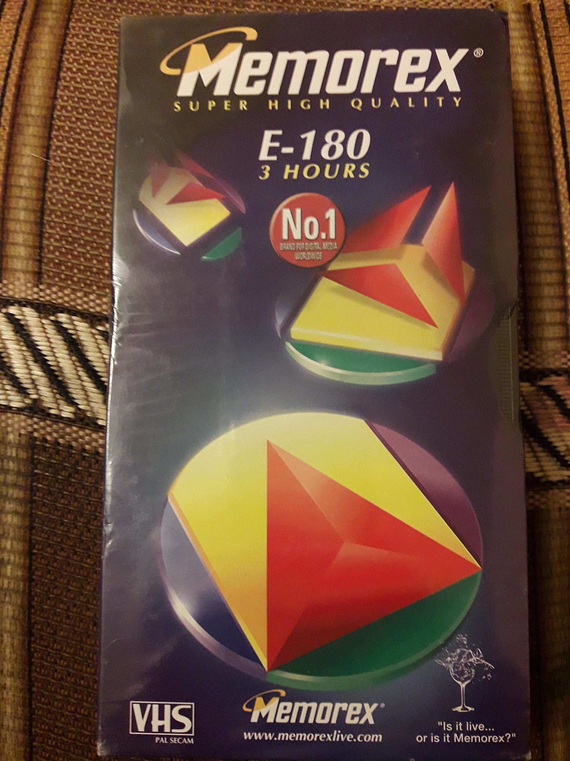 Memorex E180 SHG Video Tapes : Amazon.co.uk: Computers & Accessories