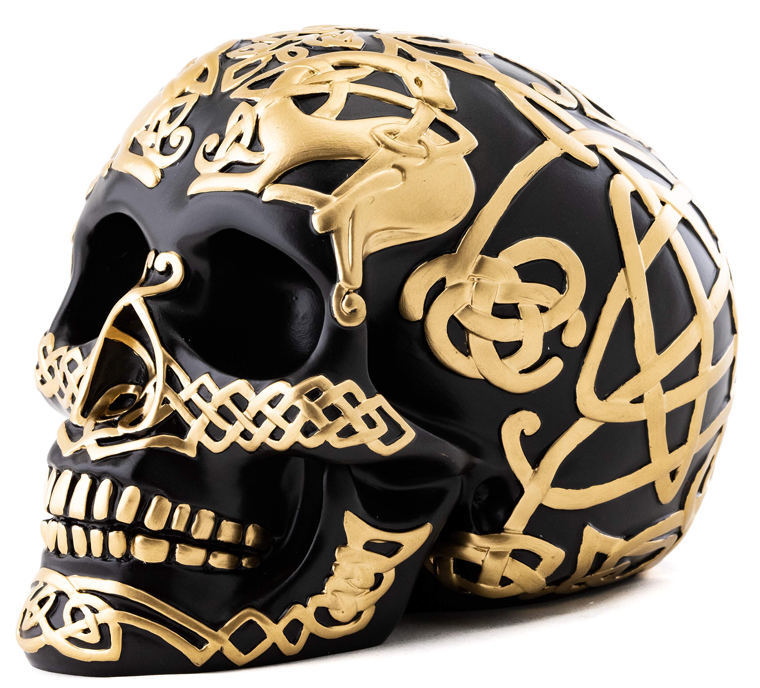 Amazon.com: Blue Skull - Collectible Figurine Statue Sculpture Figure ...