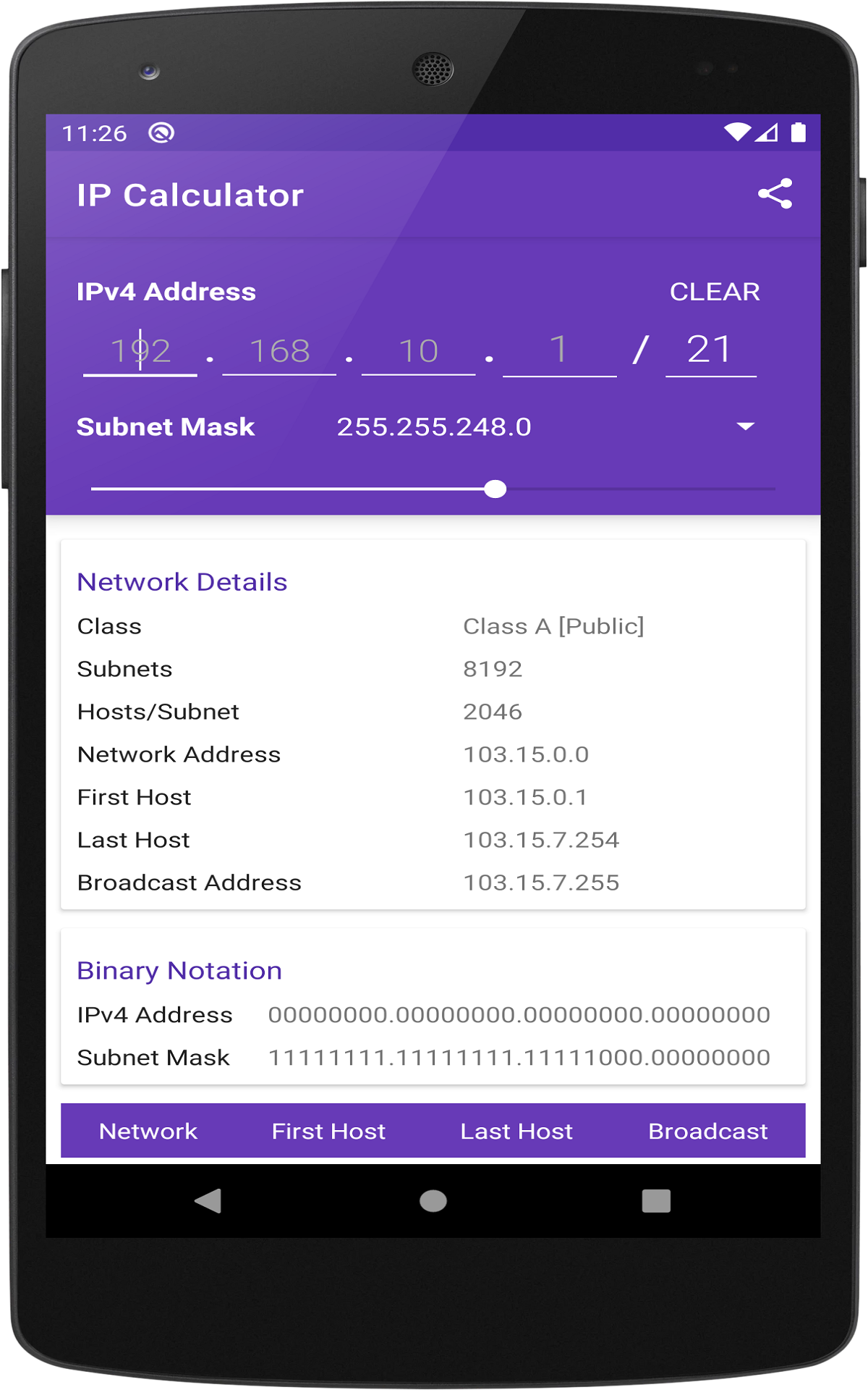 IP Calculator - App on Amazon Appstore