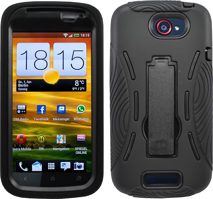 Amazon.com: SHOCK PROOF ARMOR DEFENDER CASE/COVER FOR HTC ONE S VILLE ...