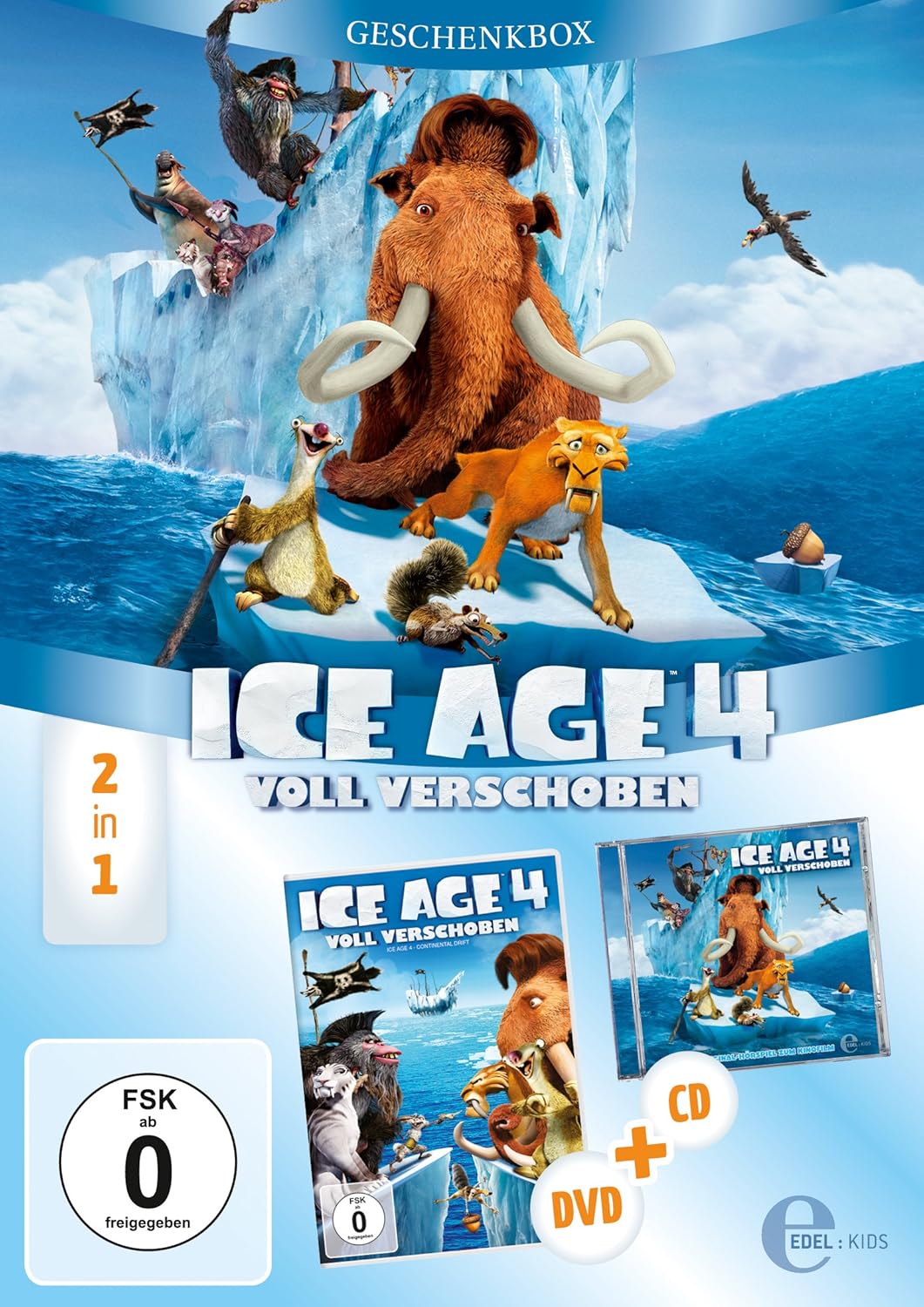 Ice Age 4 - Voll verschoben - Geschenkbox (DVD + Hörspiel): Amazon.de ...