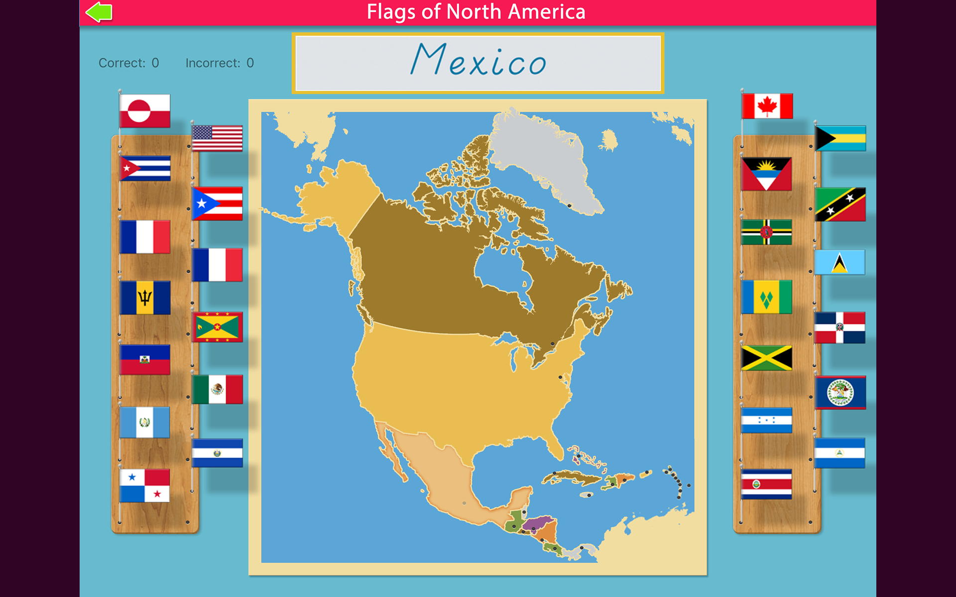 Flags of North America - Montessori Geography - App on Amazon Appstore