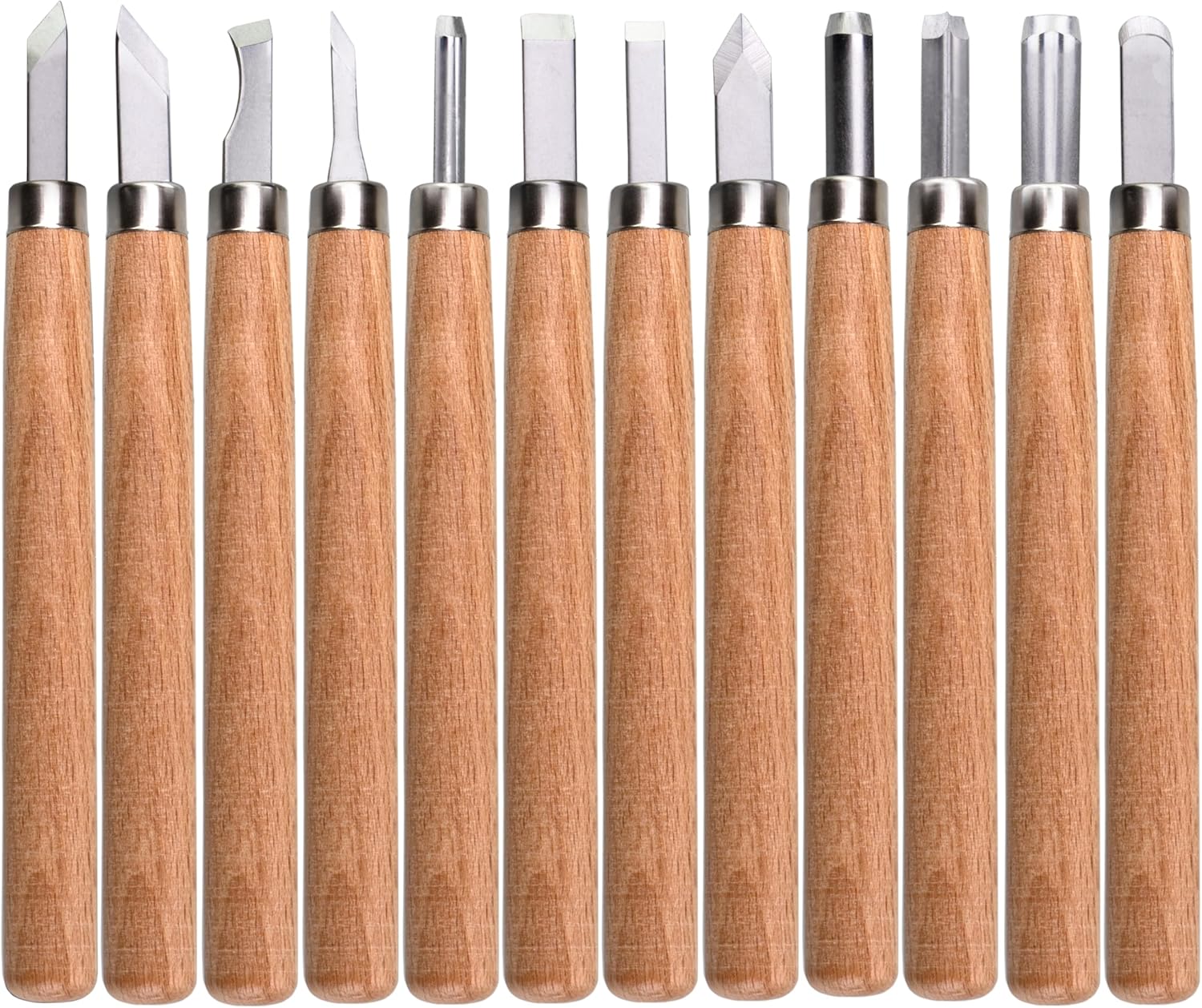 Amazon.com: 12 PCS Wood Carving Tools Set Plastic Storage Case Easy to ...