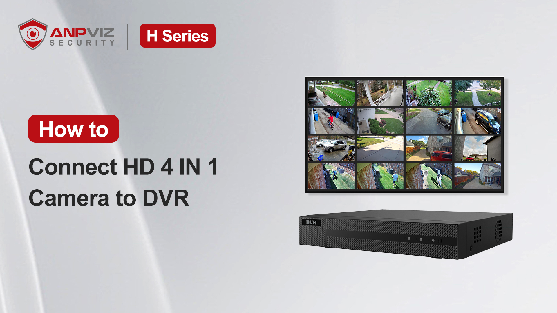 Hikvision Security Camera System Anpviz H.265+ 6MP Lite CCTV DVR 16 ...