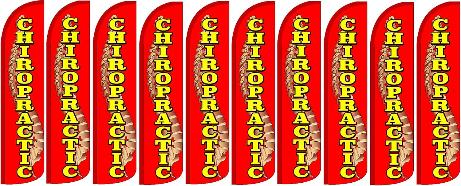 Amazon.com : OnPoint Wares Chiropractor King Flag- Pack of 10 Hardware ...