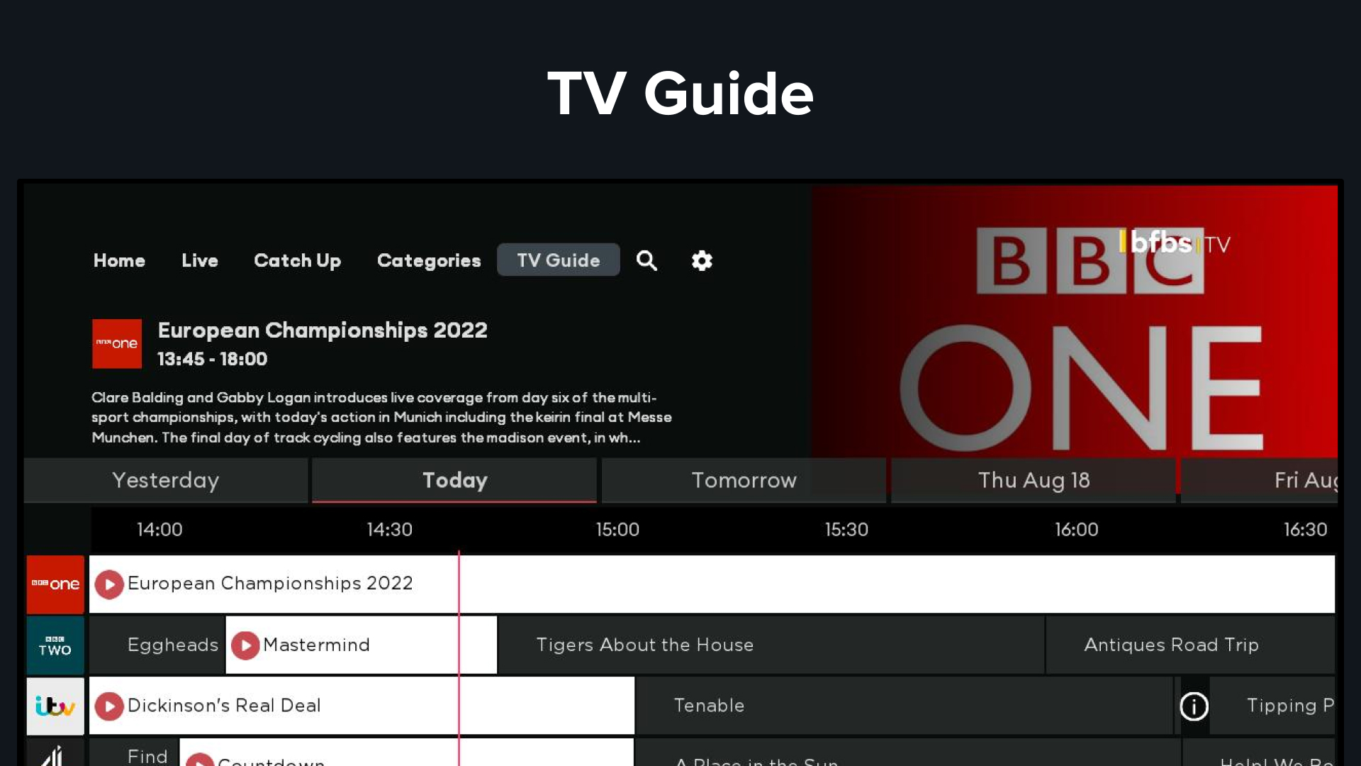 BFBS TV Player - App on the Amazon Appstore