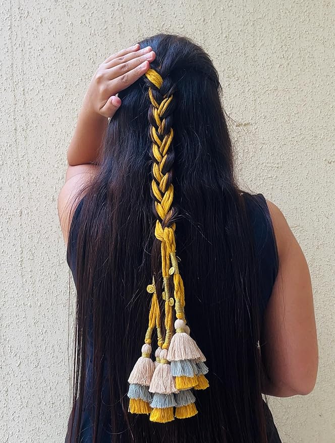 Zippy Flora Handmade Boho Parandi/Paranda/Traditional Hair Accessory ...