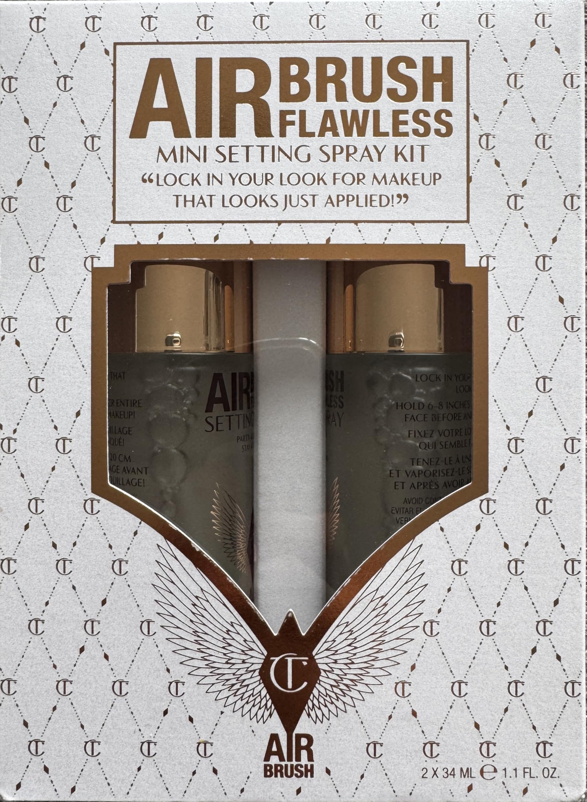 Charlotte Tilbury | Airbrush Flawless Mini Setting Spray Kit : Amazon ...