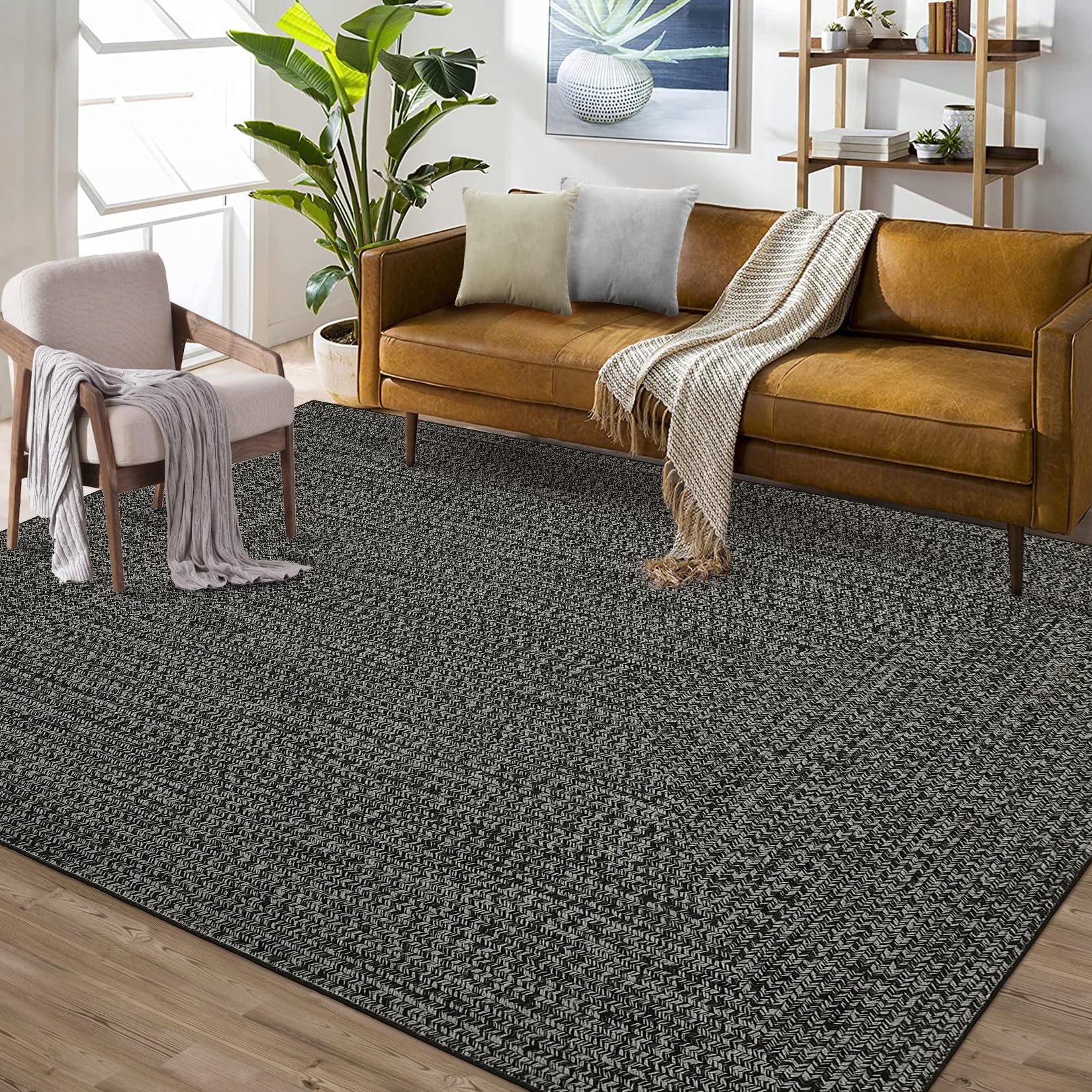Amazon.com: LUXLOOM Washable Area Rug 10x13 Rug for Living Room Modern ...