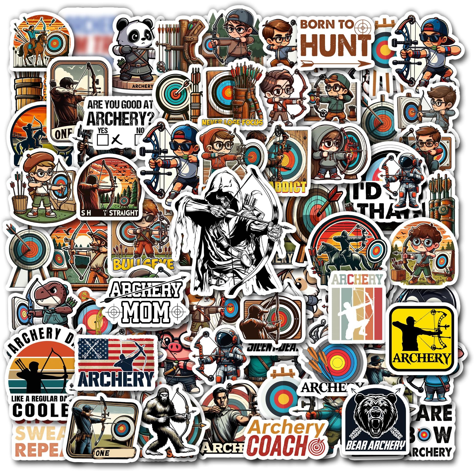 Amazon.com: Hunting Club Custom Printed Decal 4"x 3" Pack of 12 Decals ...