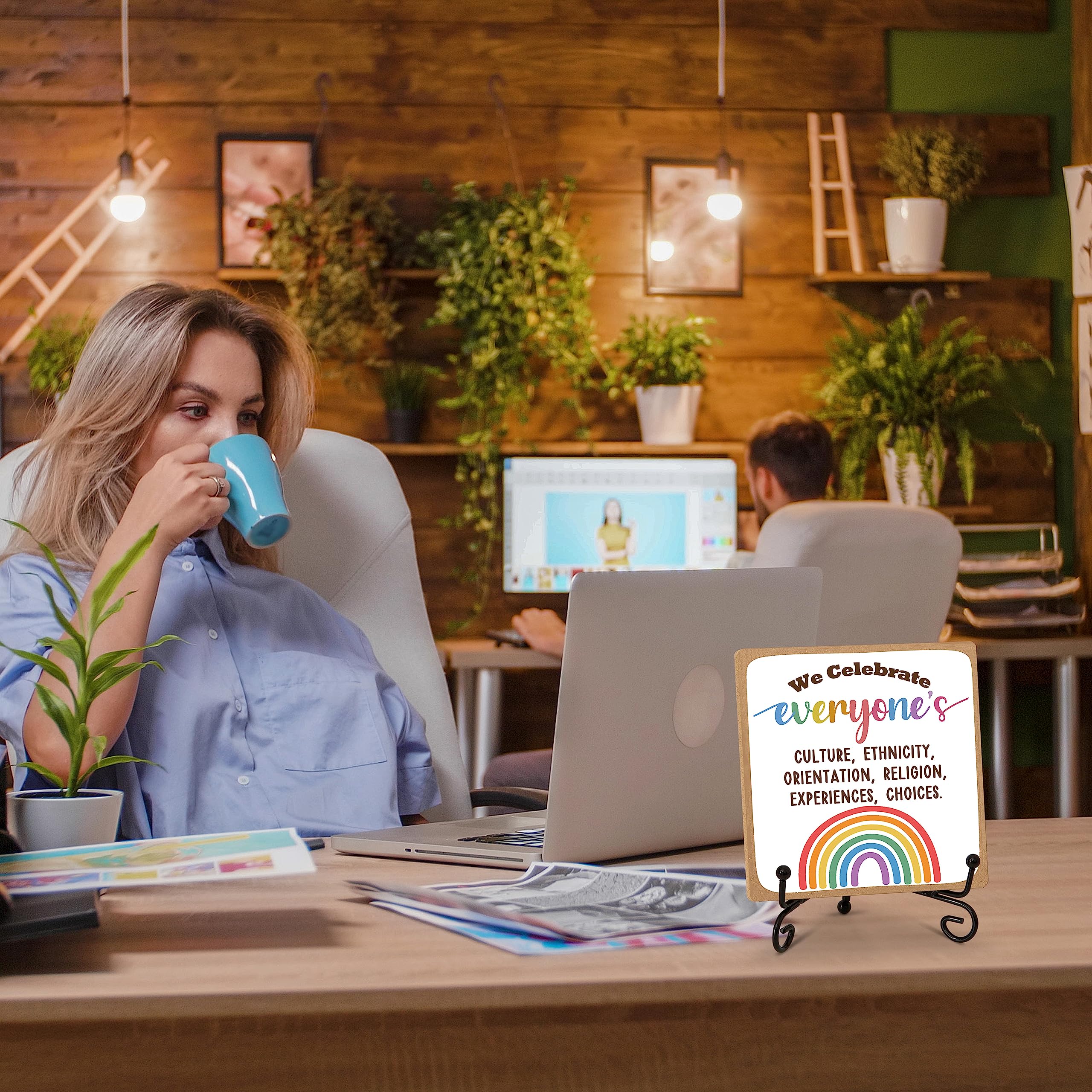 Snapklik.com : Inspirational Diversity Classroom Office Desk Decor ...
