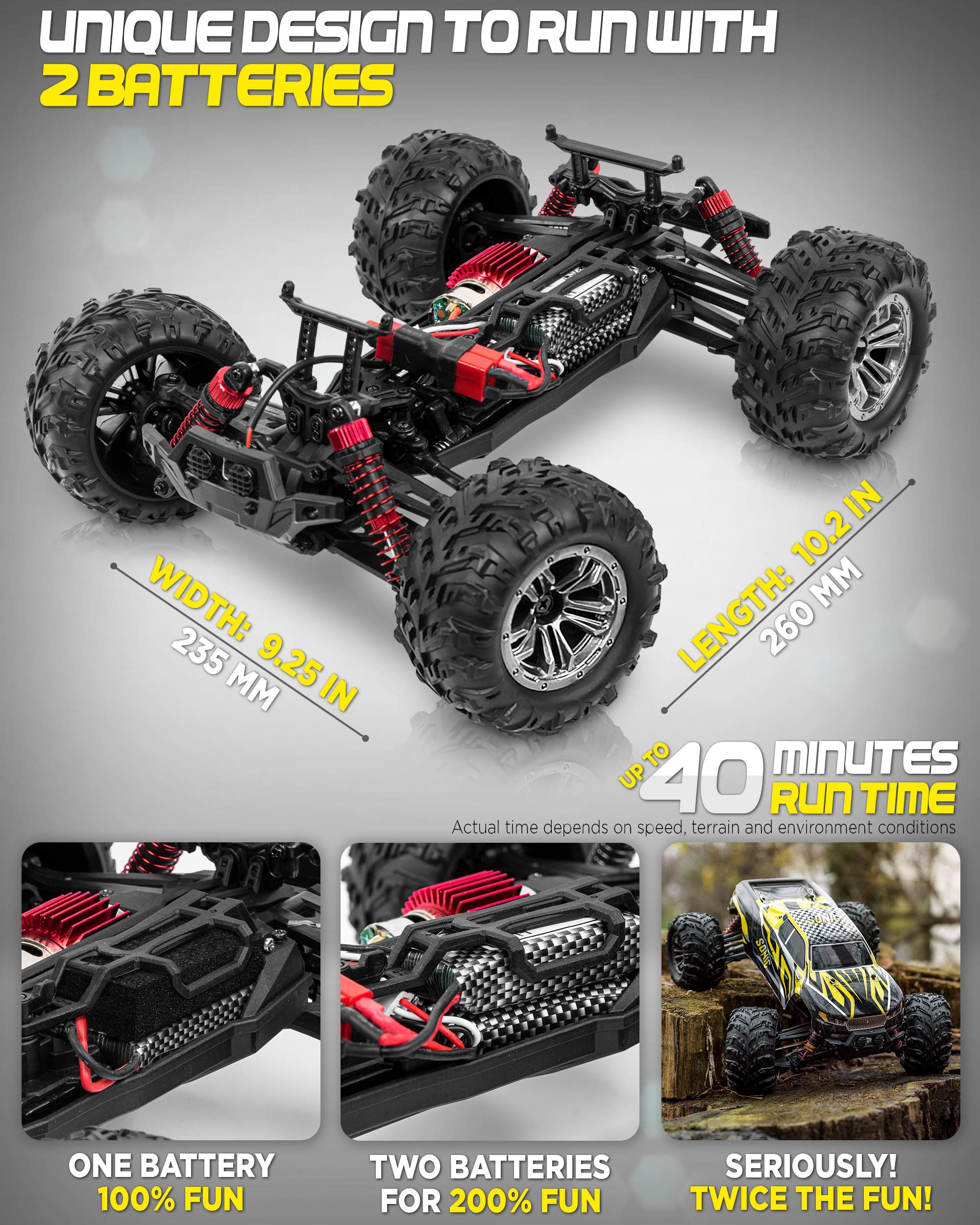 1:16 Brushless Large RC Cars 60+ kmh Speed - Kids and...B07WHJZTF2 ...