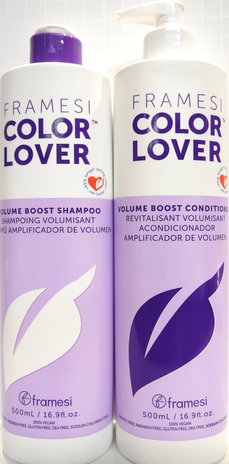 Framesi Color Lover Volume Boost Shampoo and Conditioner Duo - 16.9 ...