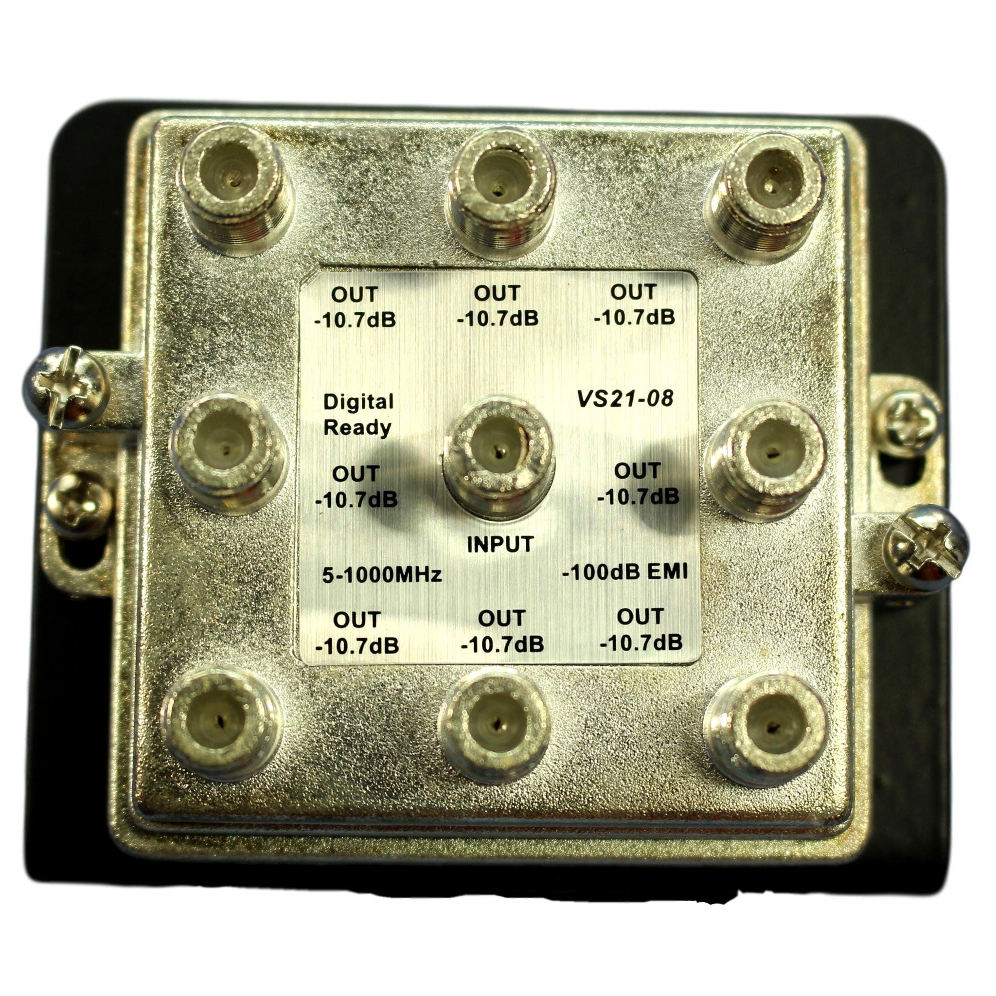 Cooper Wiring Devices CSH8V1 8 Way Video Distribution Module, 1Ghz - Rv ...