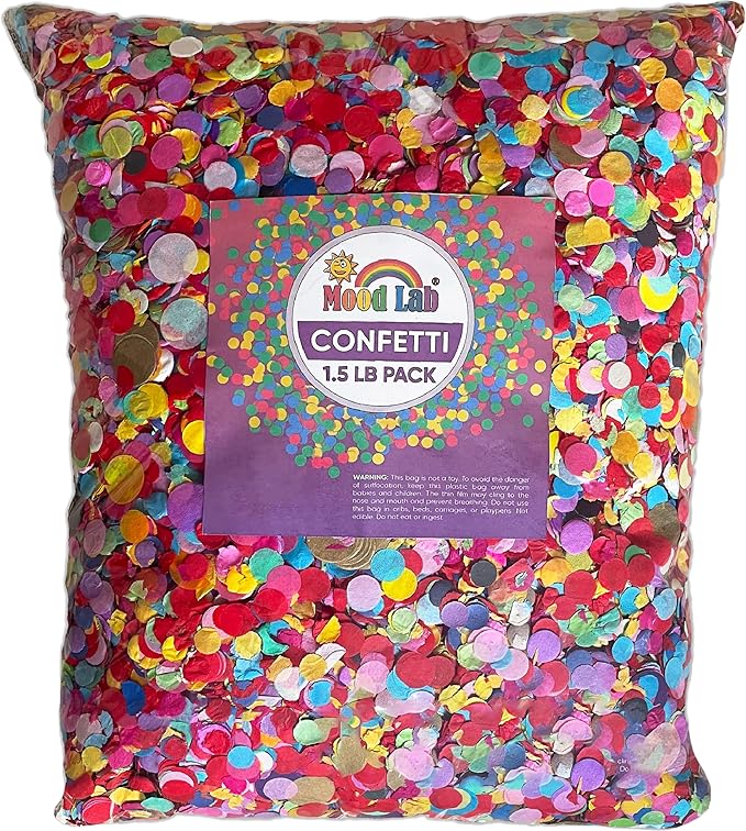 Amazon.com: Multicolor Confetti - Mexican Colorful Party Confetti - 1.5 ...
